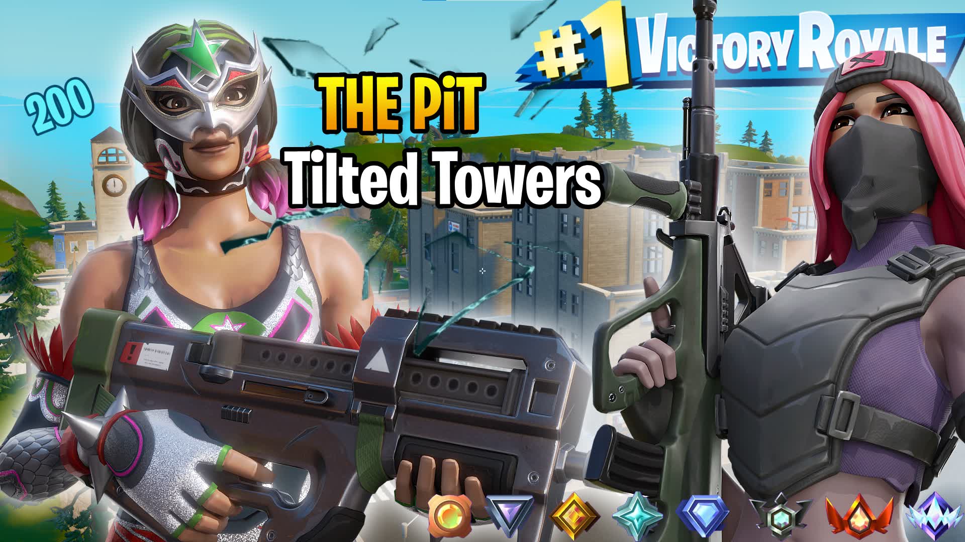 THE PIT TILTED TOWERS 5584-7543-8004 by flo05 - Fortnite Creative Map Code - Fortnite.GG