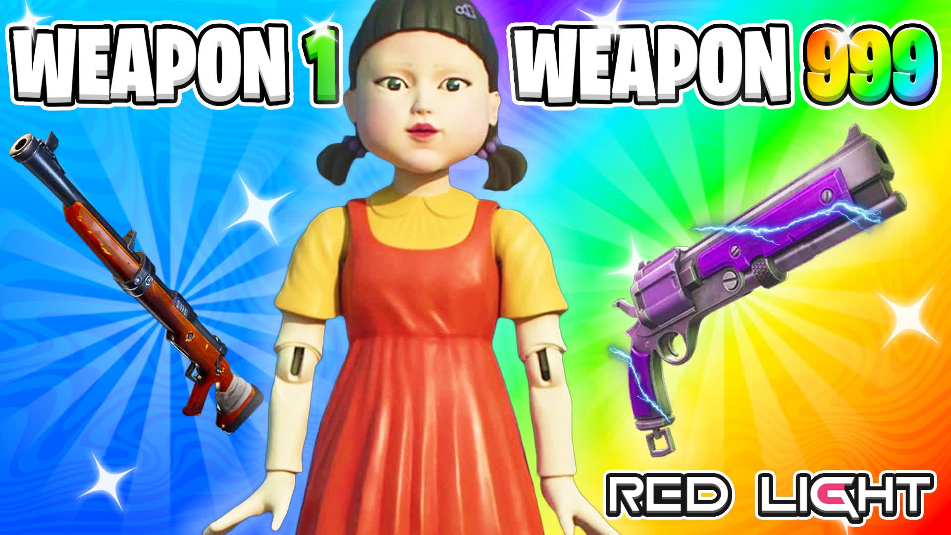 RED LIGHT 🚦 FIRST PERSON 🔎 GUN GAME 0952-4560-1850 من ابتكار c0n - Fortnite