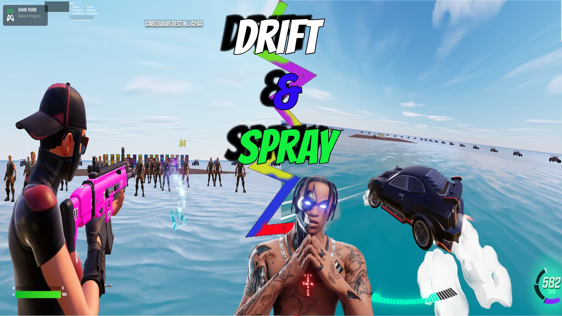 Drift And Spray♾️ 4497-3265-9592 by cuxfr - Fortnite Creative Map Code ...