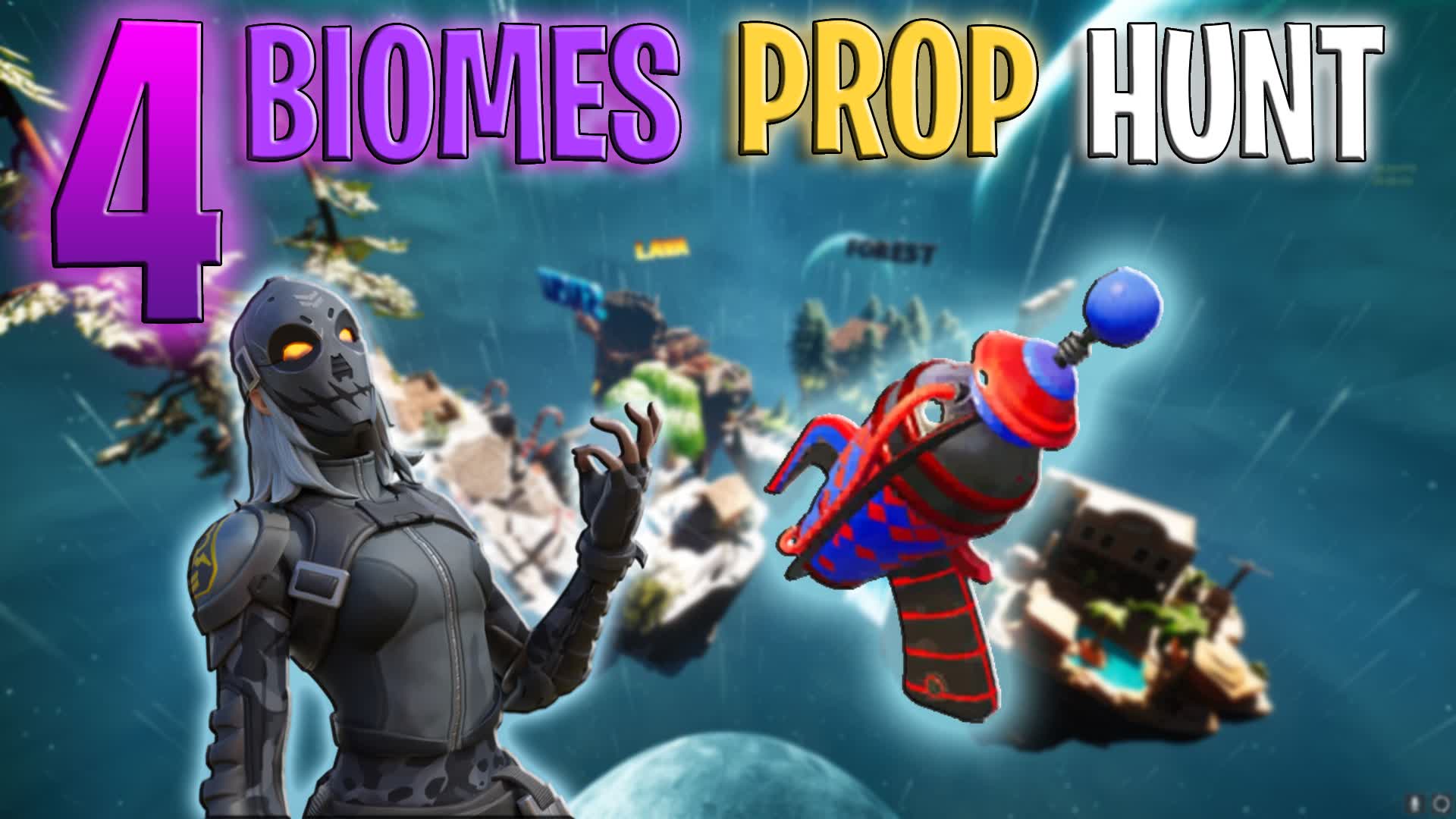 4 Biomes Prop Hunt - 4619-2620-9418 | Fortnite Zone
