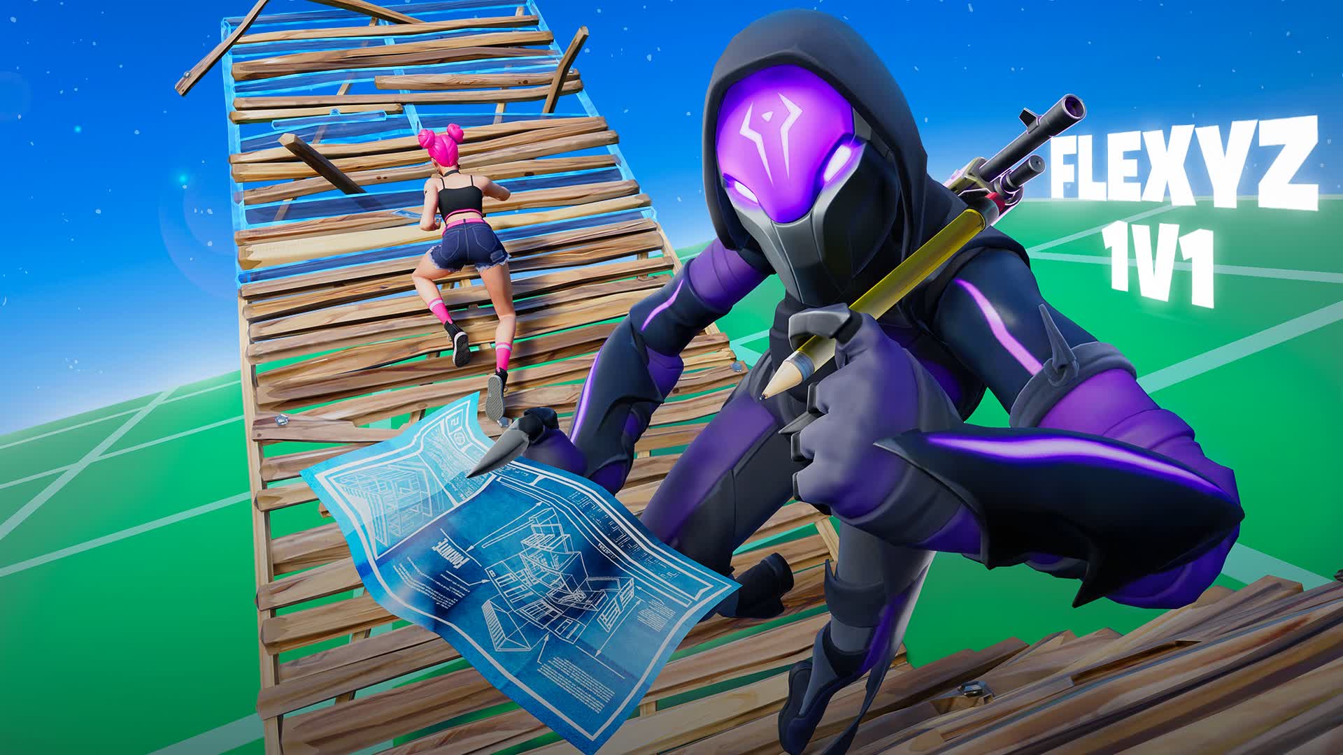 FLEXYZ 1V1 BUILD FIGHT (200 PUMPS) 4717-4729-5442 by flexxz - Fortnite Creative Map Code ...