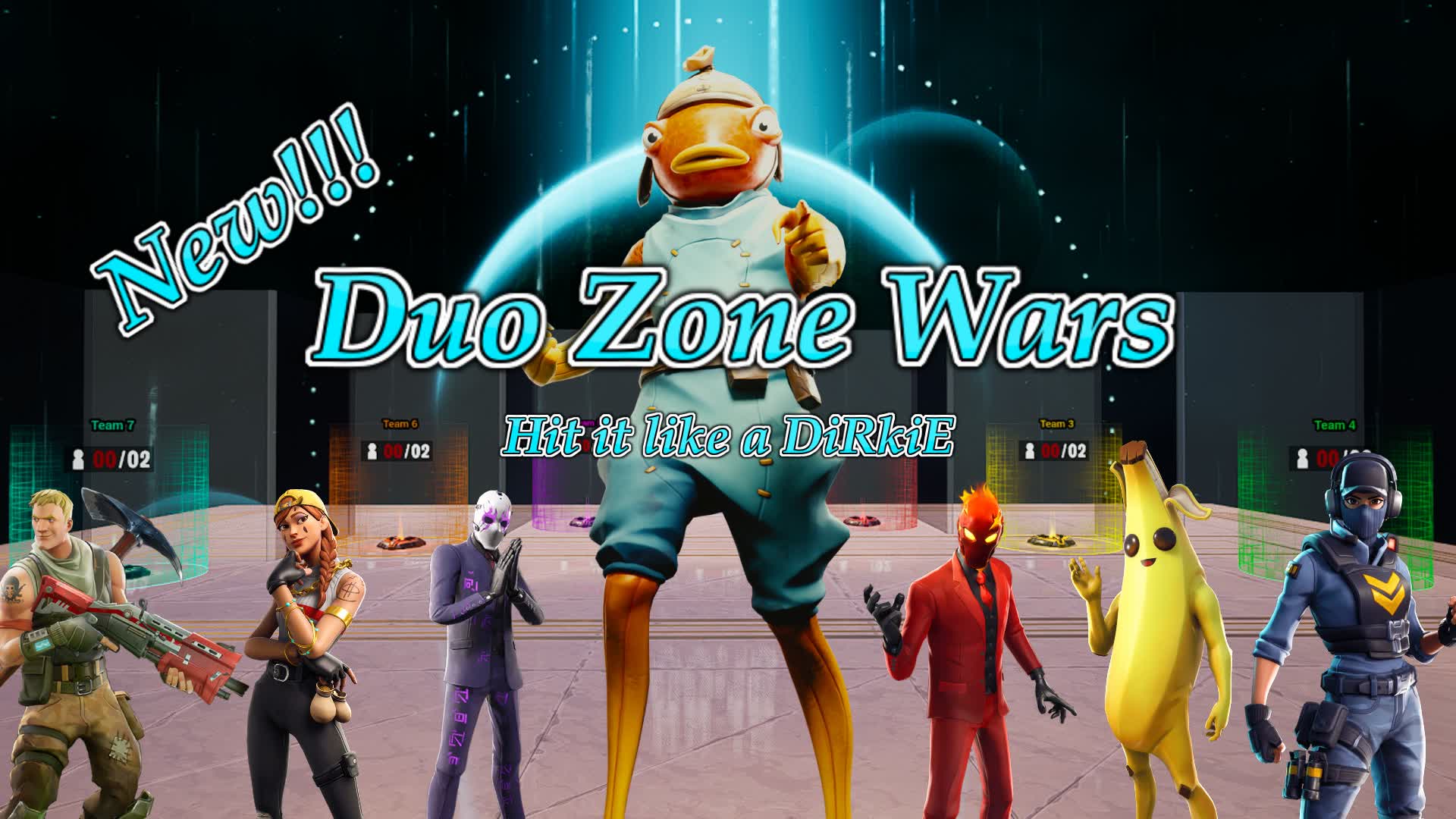 Duo Zone Wars Clash 3950-5578-8064 by pronoobza - Fortnite Creative Map ...