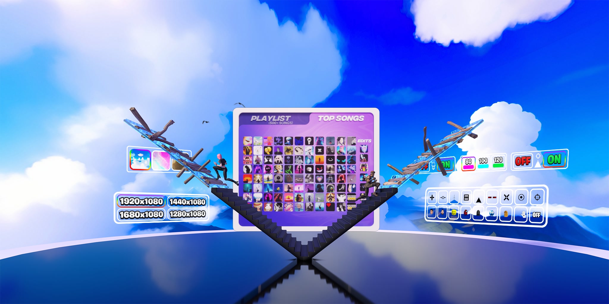 🏆BEST MUSIC 1v1🎵 [500+ SONGS] PARTY 1468-2178-3054 by continuing ...