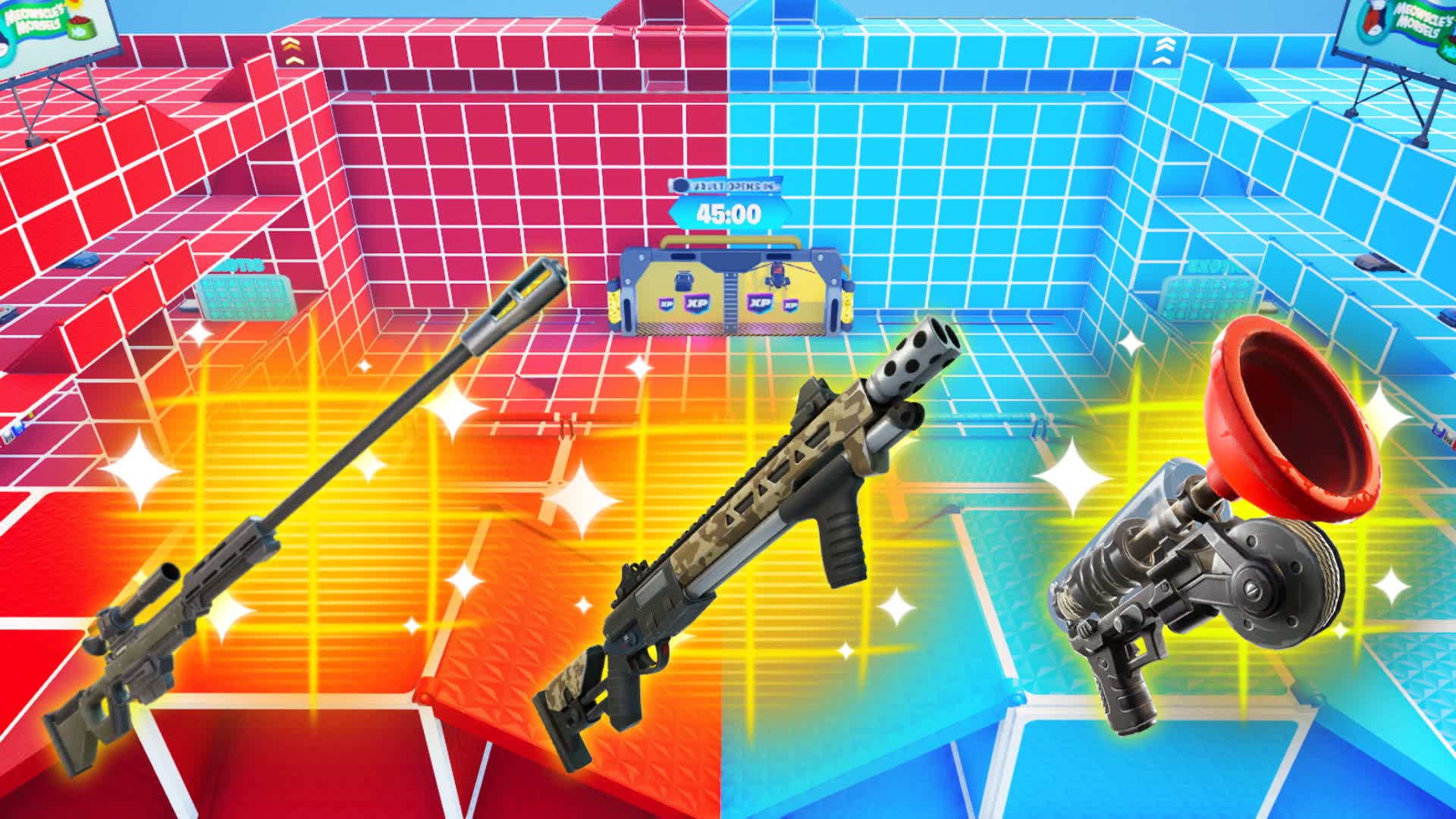 RED VS BLUE 🔴🔵 WIN 7155-2200-5965 by 2v2-2v2 - Fortnite Creative Map ...