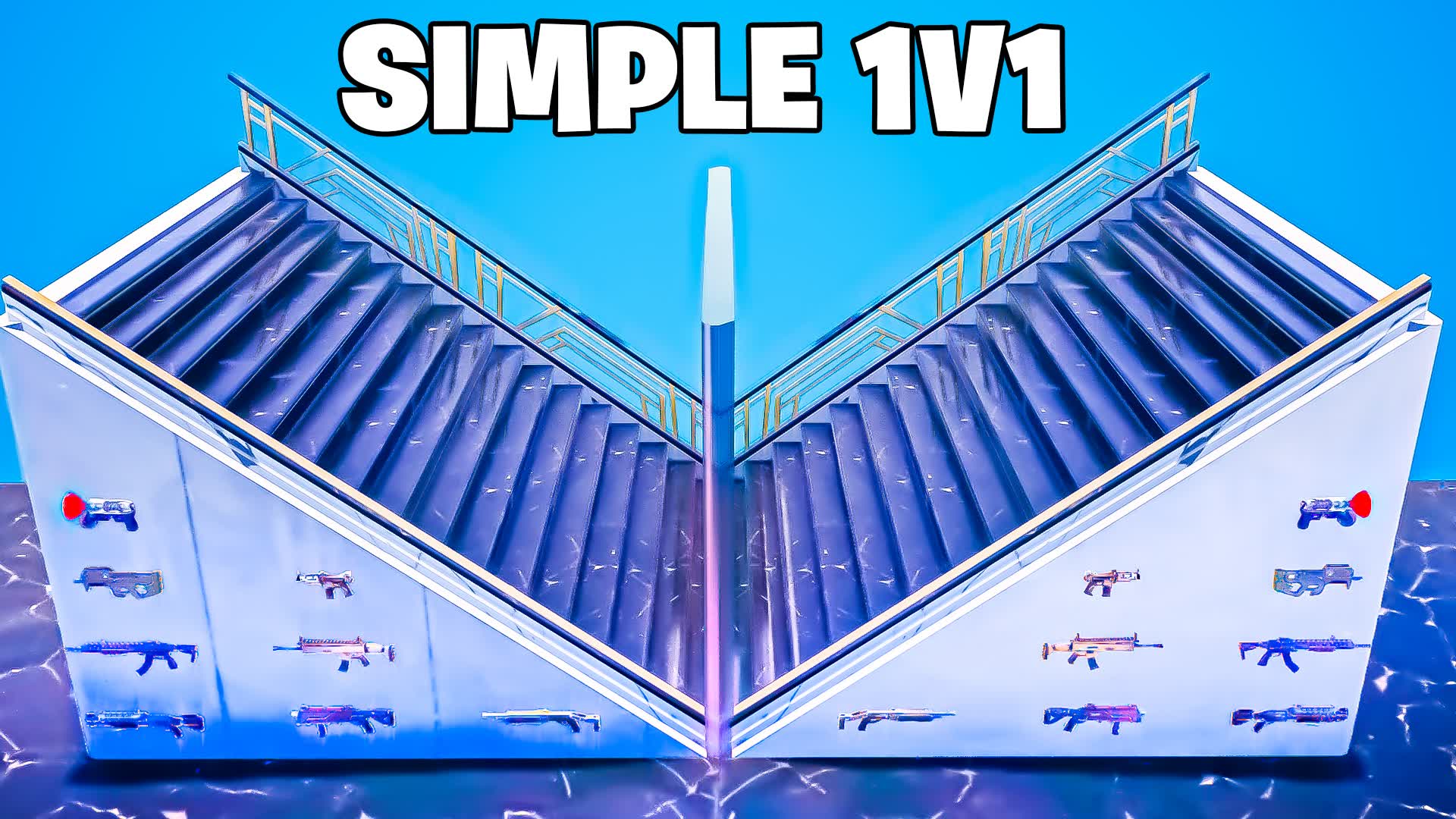 🔥SIMPLE 1V1 3224-0829-4402 by morgun - Fortnite Creative Map Code - Fortnite.GG