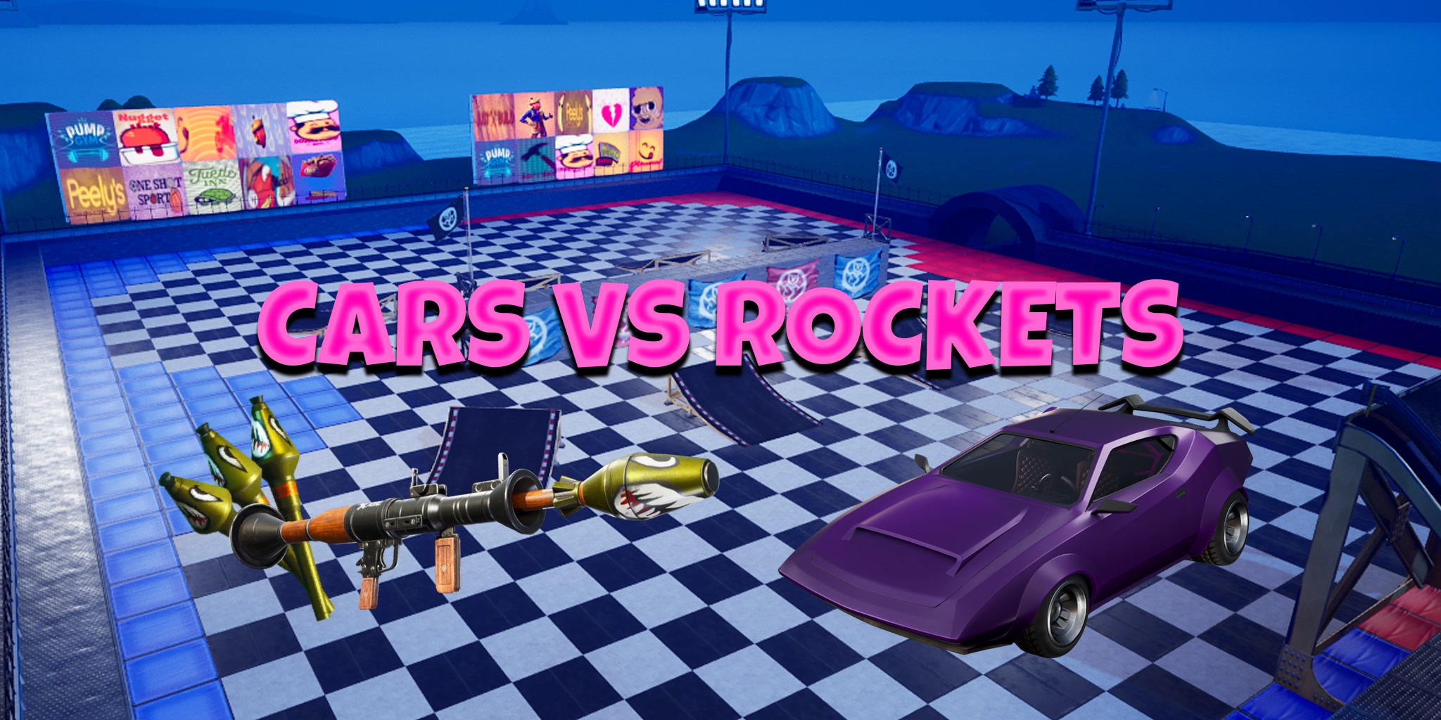 CARS VS ROCKETS 6544-9164-3418 by zoom_bray - Fortnite Creative Map ...