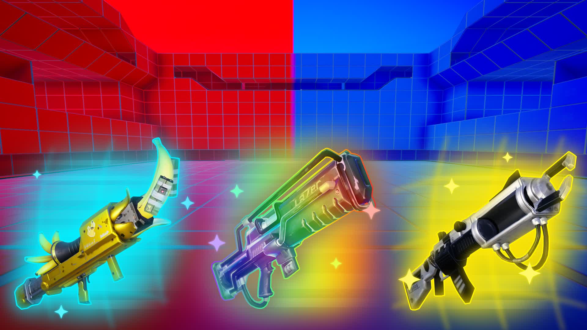 Juega CUSTOM WEAPONS RED VS BLUE🔴🔵 - 2755-1807-9143 | Fortnite Zone