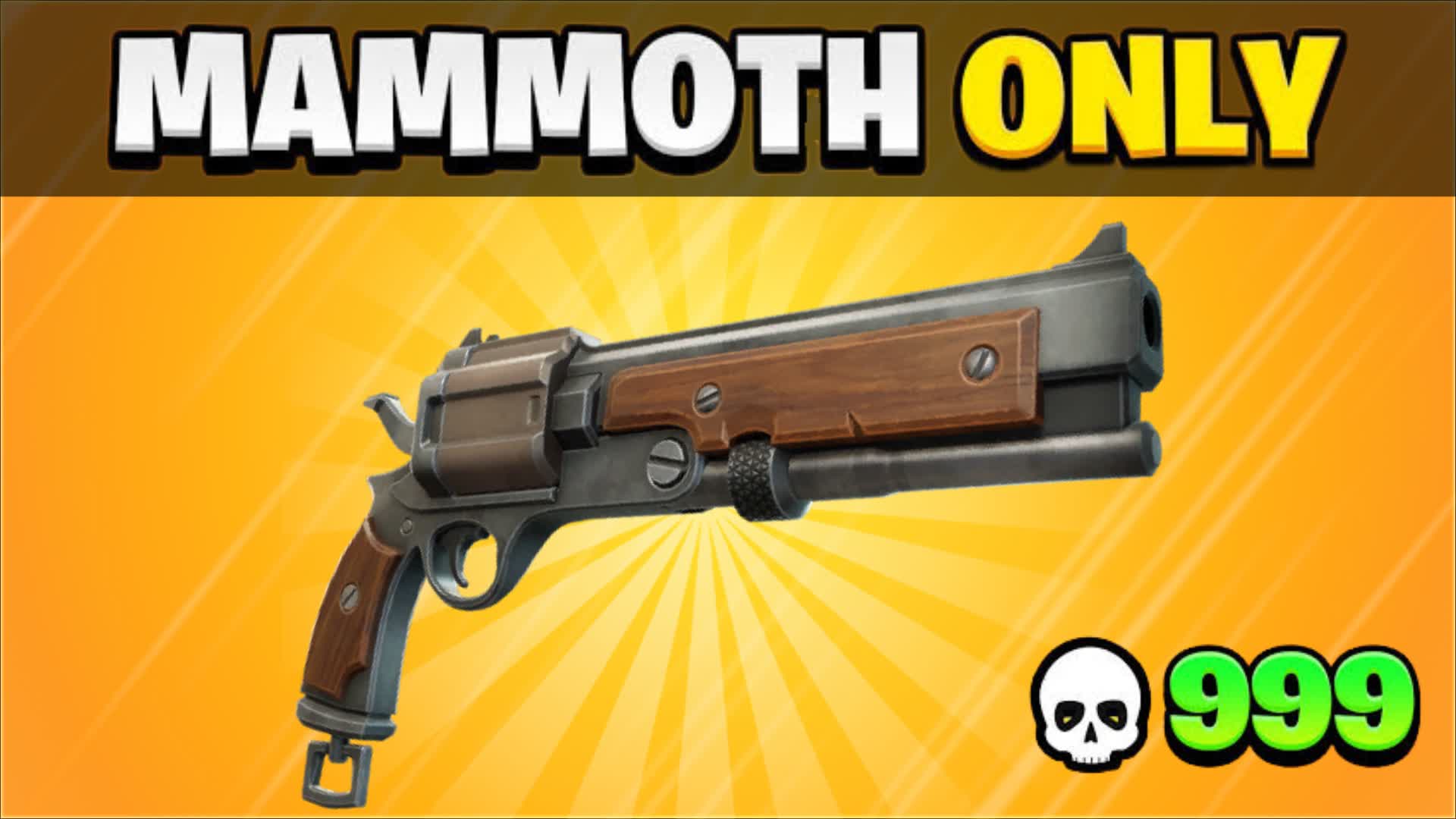 MAMMOTH PISTOL ONLY 🎯 ONE SHOT 6001-1320-6556 by finnyboyplays ...