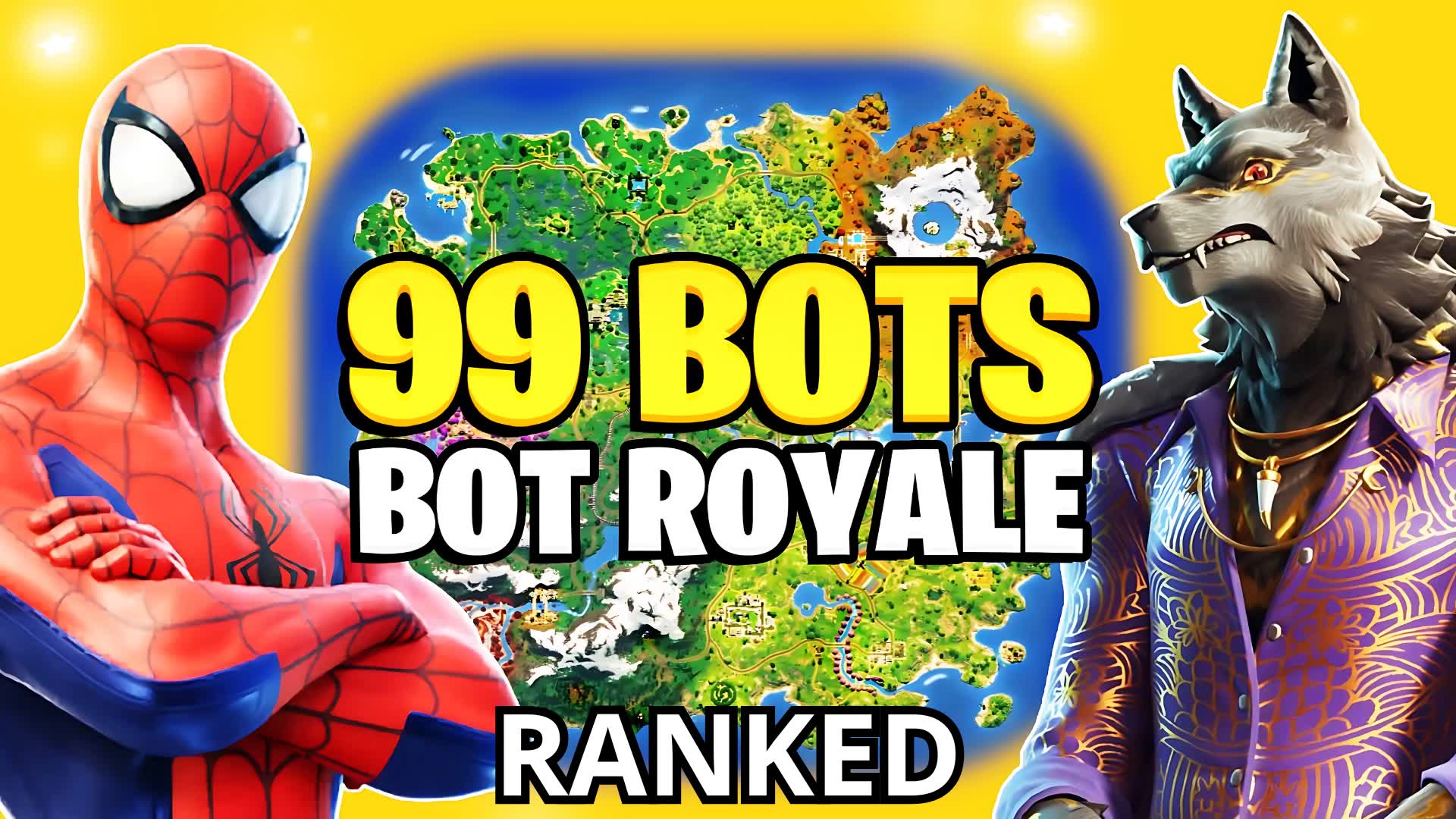 99 BOT ROYALE BASE WARS ⭐ HEROES ⭐ 0369-5198-7326 by fali - Fortnite Creative Map Code - Fortnite.GG