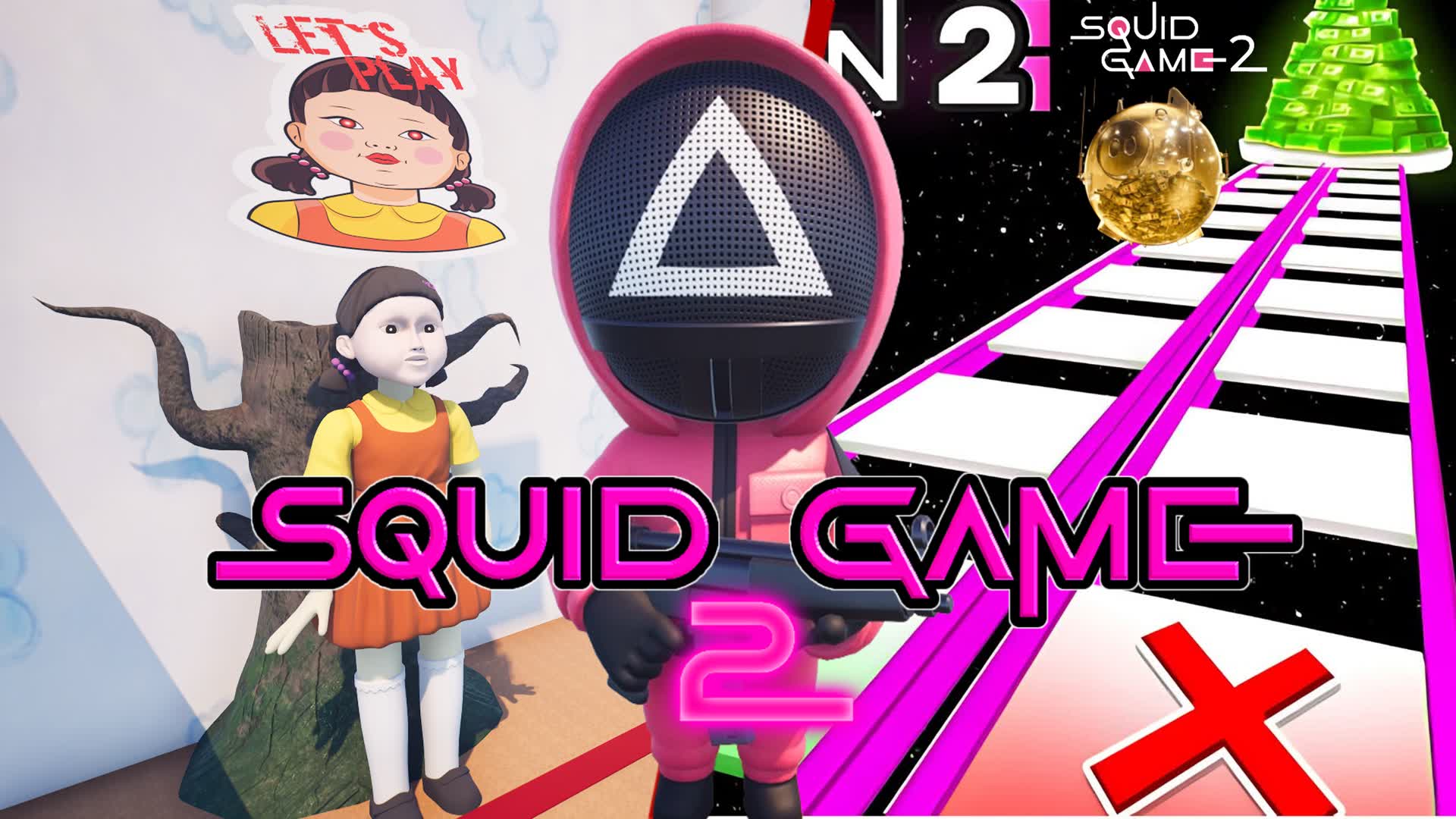 GLASS BRIDGE - IMPOSSIBLE -SQUID GAME2🦑 5075-4686-1096 by dakota31 ...