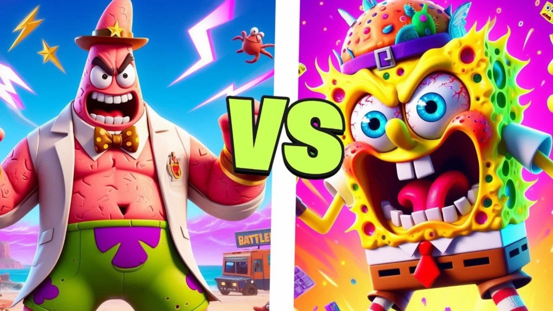 🧠PATRICK VS SPUNCH BOB🌟 4926-7235-0907 by moon4 - Fortnite Creative Map ...