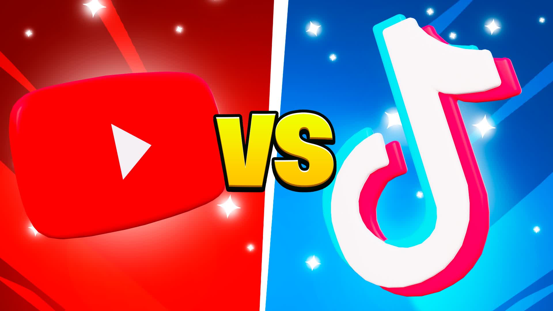 YOUTUBE VS TIK TOK 8765-4446-2934 by mandarine.fn - Fortnite Creative ...