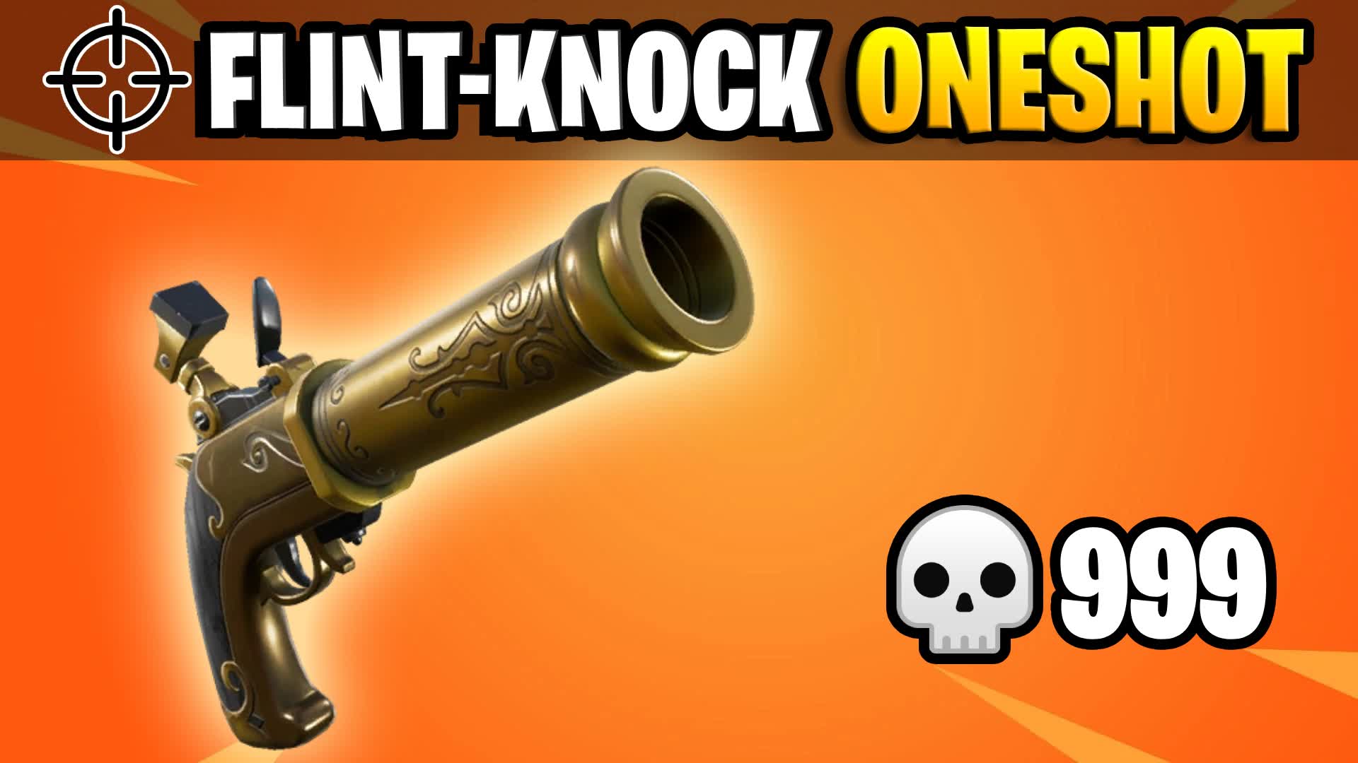 FLINT KNOCK PISTOL ONE SHOT🎯 8542-1127-6528 by relty - Fortnite ...