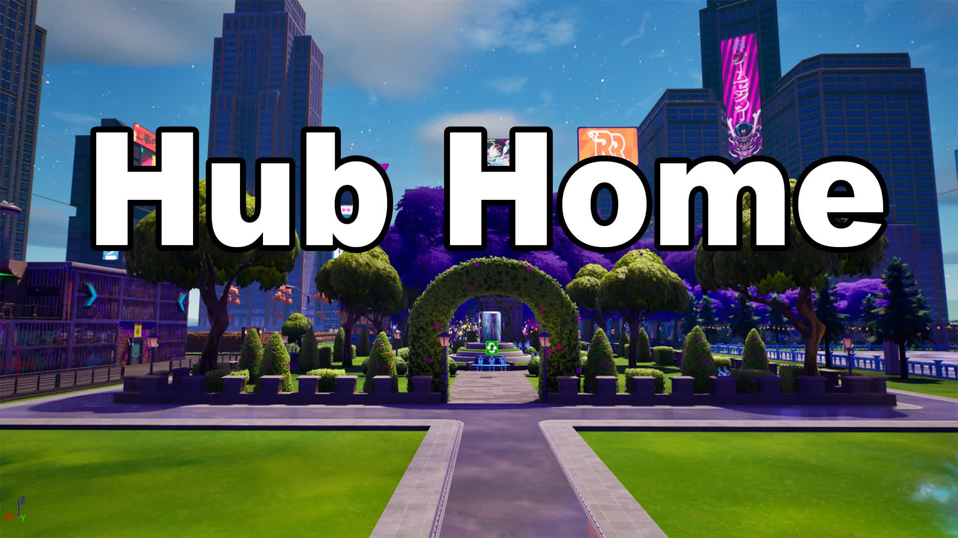 Hub Home 2763-1276-1034 by myklemorden - Fortnite Creative Map Code - Fortnite.GG
