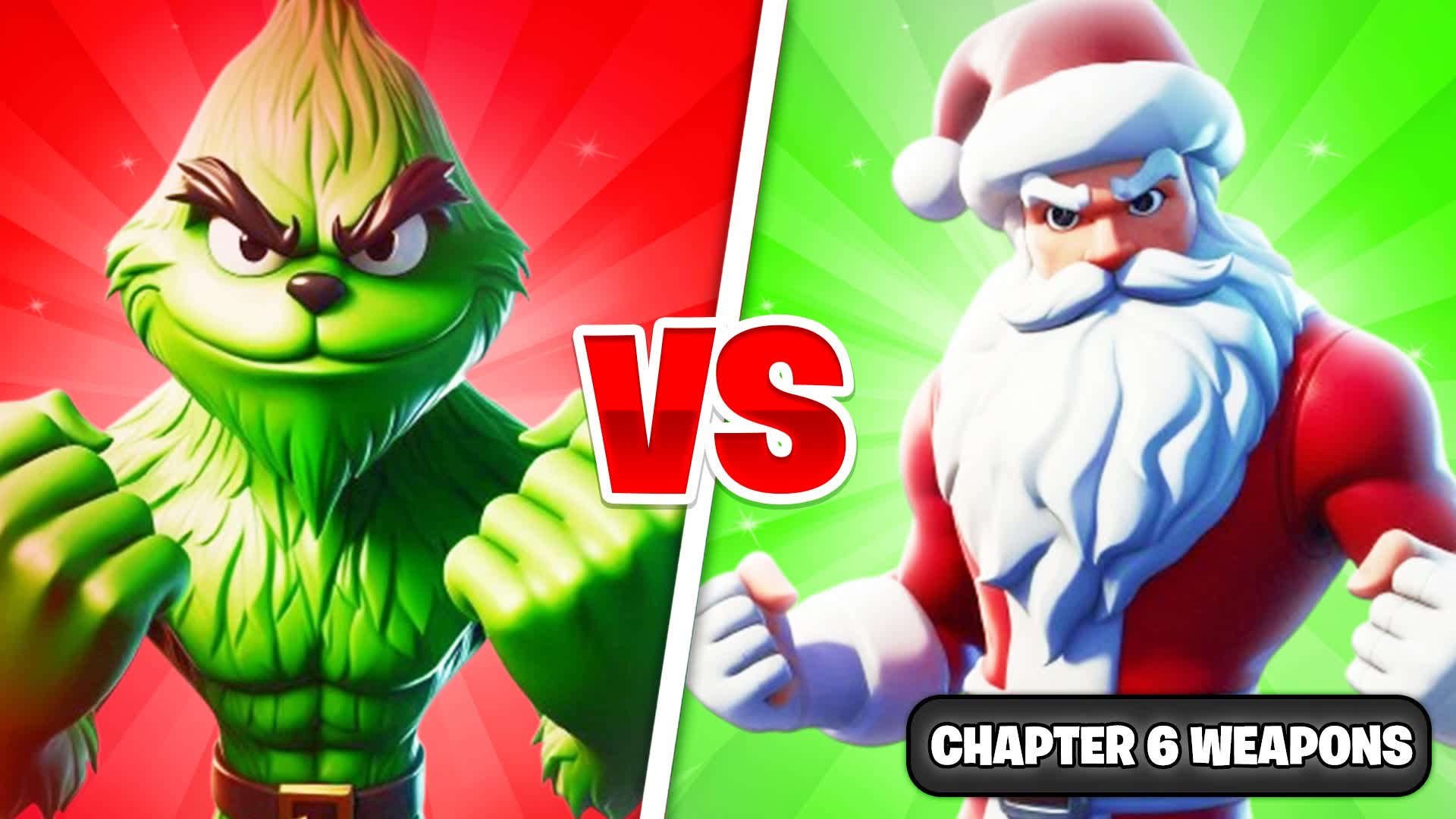 🎁SANTA vs GRINCH 💯RED VS BLUE 🔴🔵 1007-3522-4300 by snowarmy - Fortnite ...
