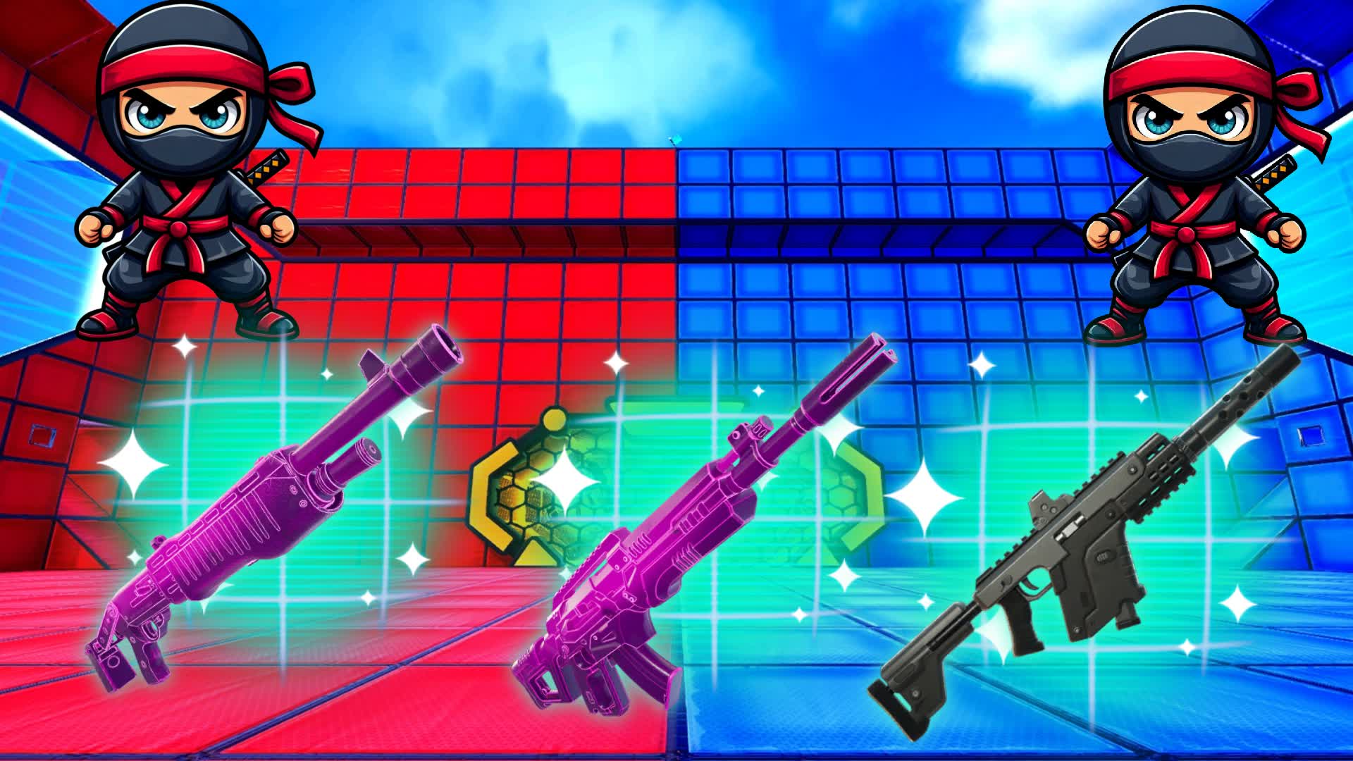 INSANE RED VS BLUE🔴🔵 PVE 8788-9070-3020 by red-vs-blue-rvb - Fortnite ...