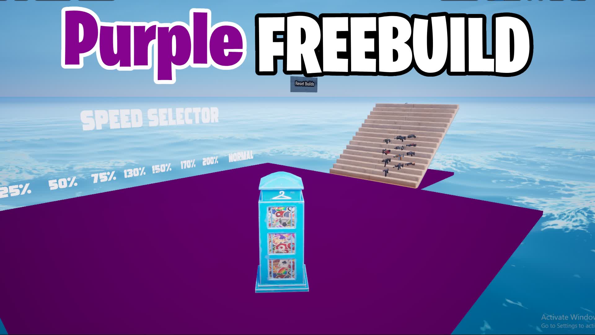 Purple FreeBuild 8673-3650-4902 by ps10 - Fortnite Creative Map Code - Fortnite.GG