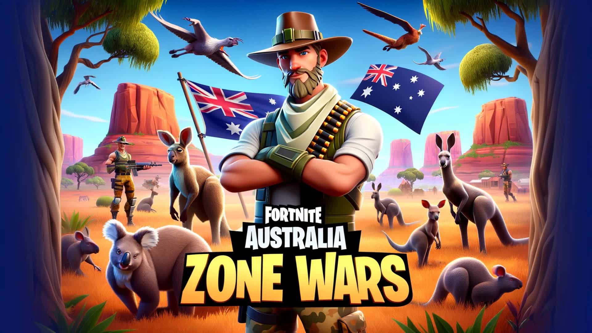 Australia Zone Wars🦘 1144-0461-1351 من ابتكار teamfmc - Fortnite