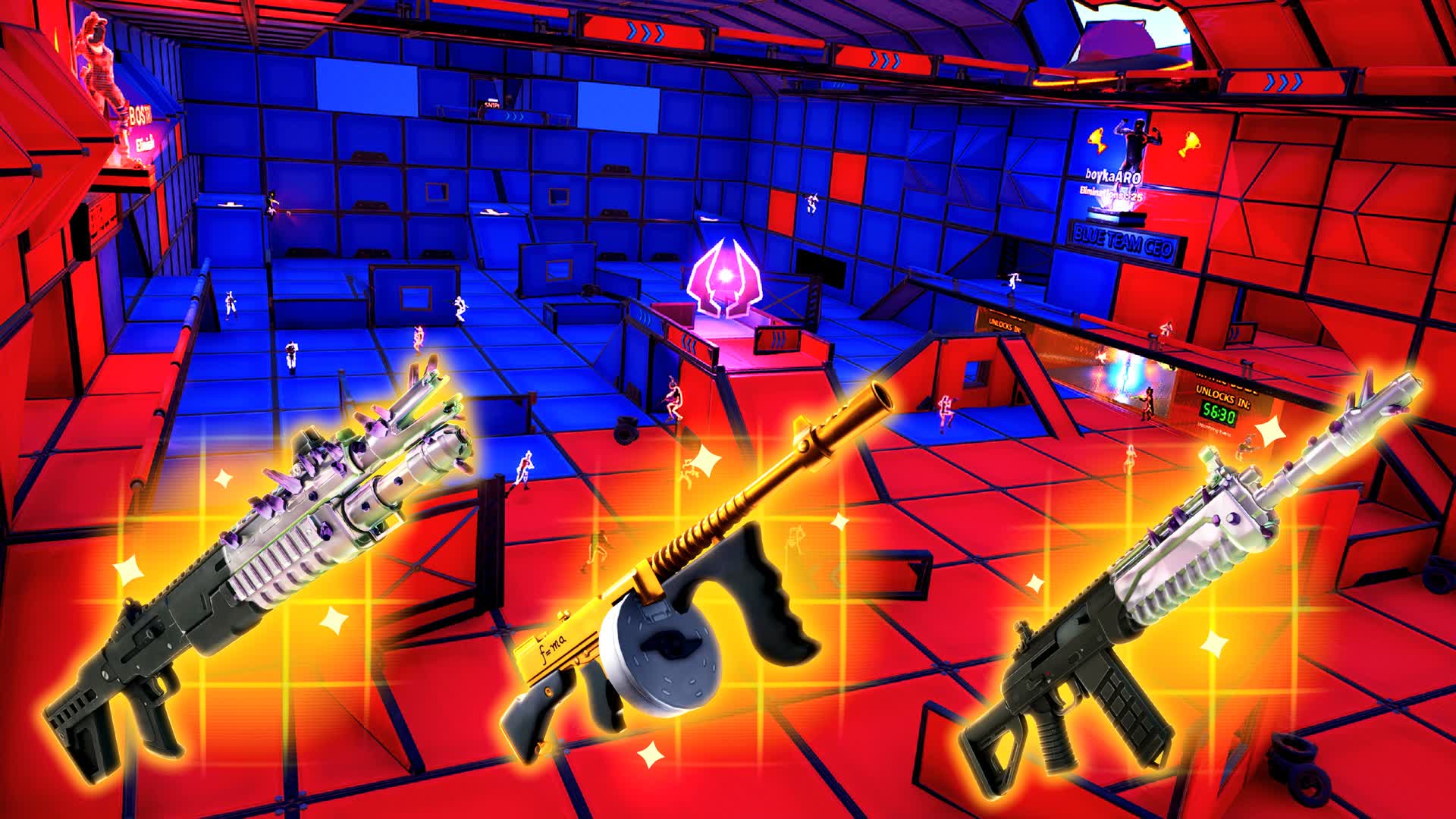 RED VS BLUE RUMBLE 🔴🔵 8870-8758-0050 by rockygift2 - Fortnite Creative ...