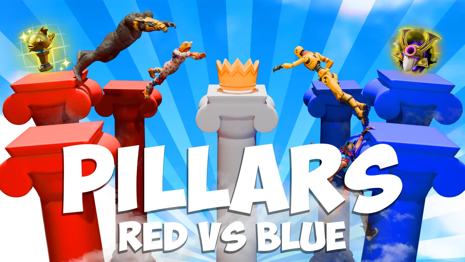 Pillars Red VS Blue 9565-0724-1801 by stewpified - Fortnite Creative ...