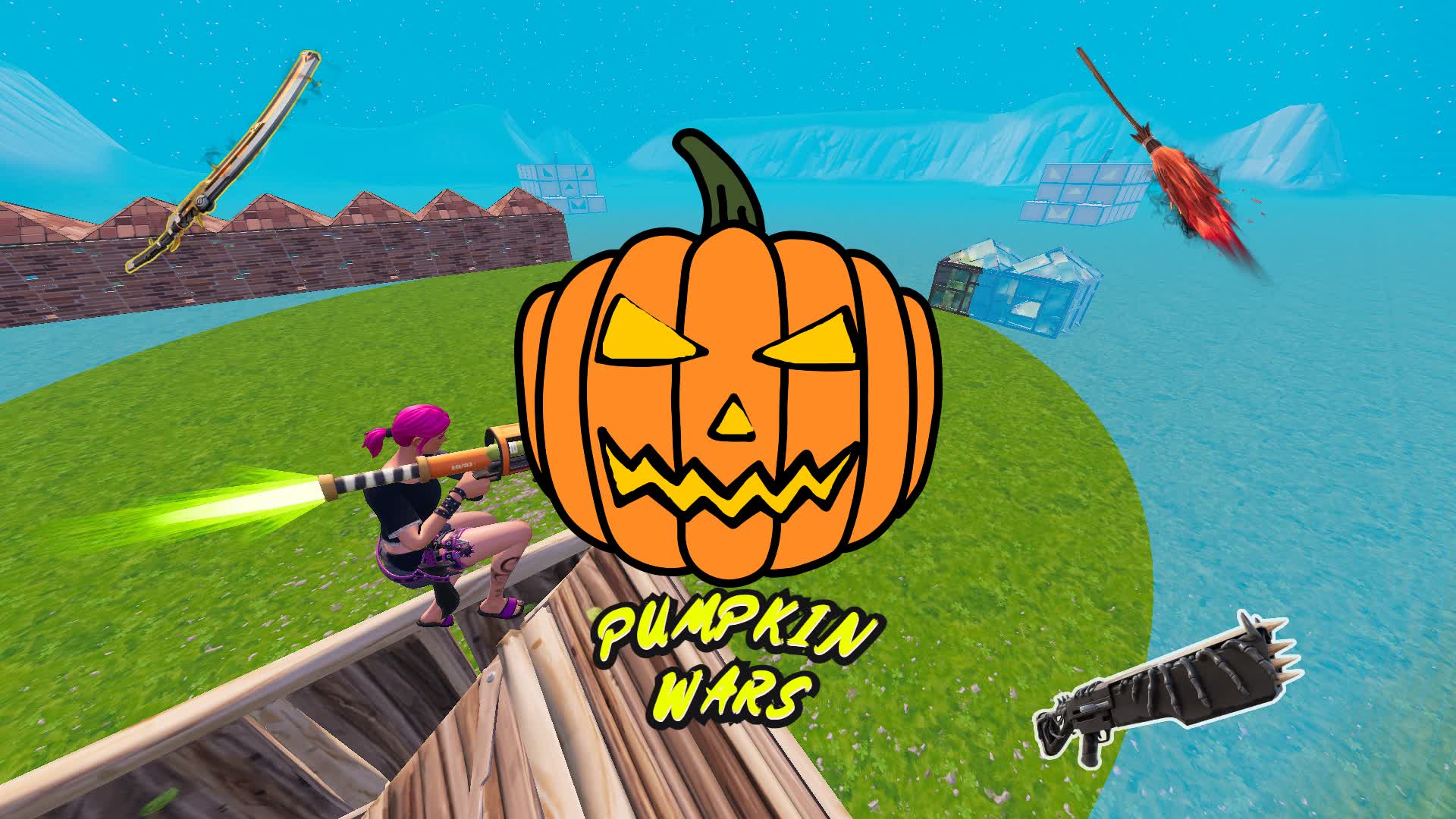 PUMPKIN WARS 1 🎃 2348-9783-7465 by mapman - Fortnite Creative Map Code ...