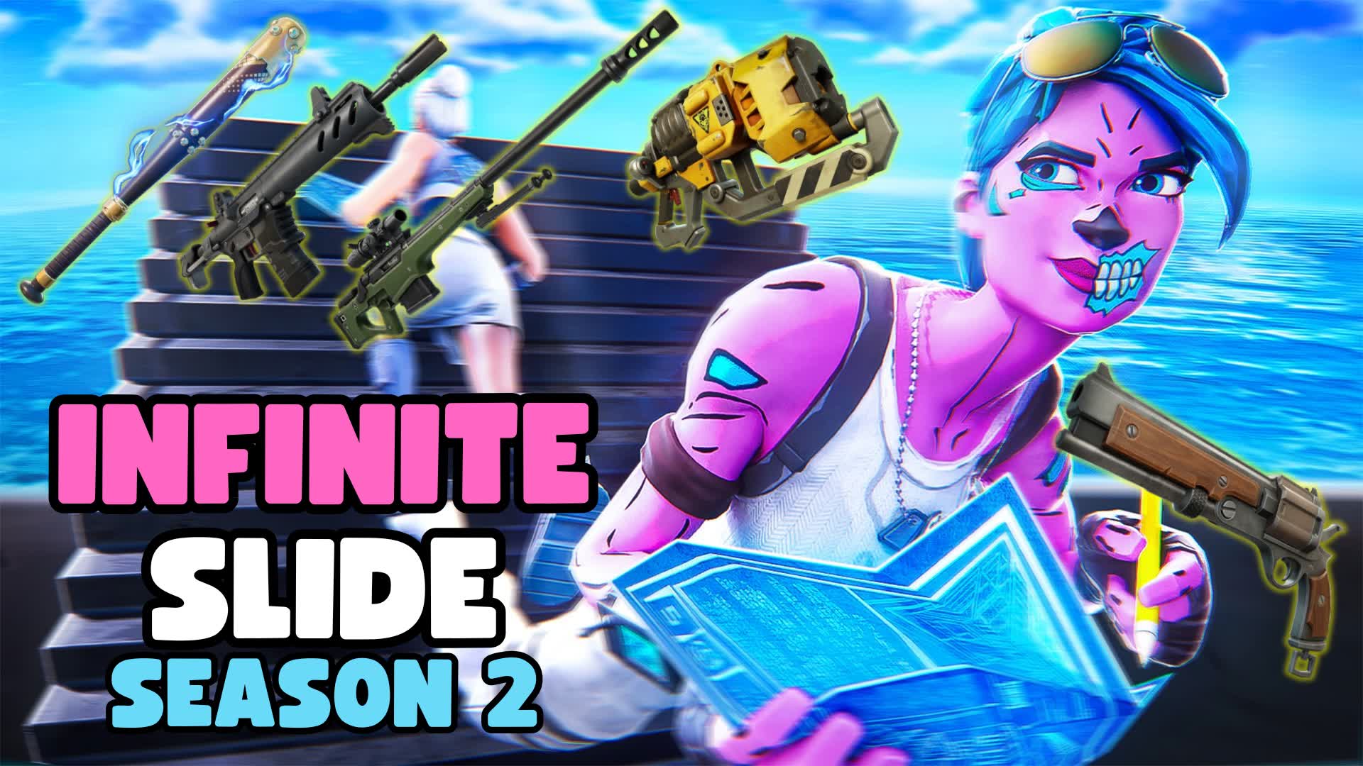 Simple 1v1 INFINITE SLIDE AFK^ 5773-4652-4773 by twitch_hub - Fortnite ...