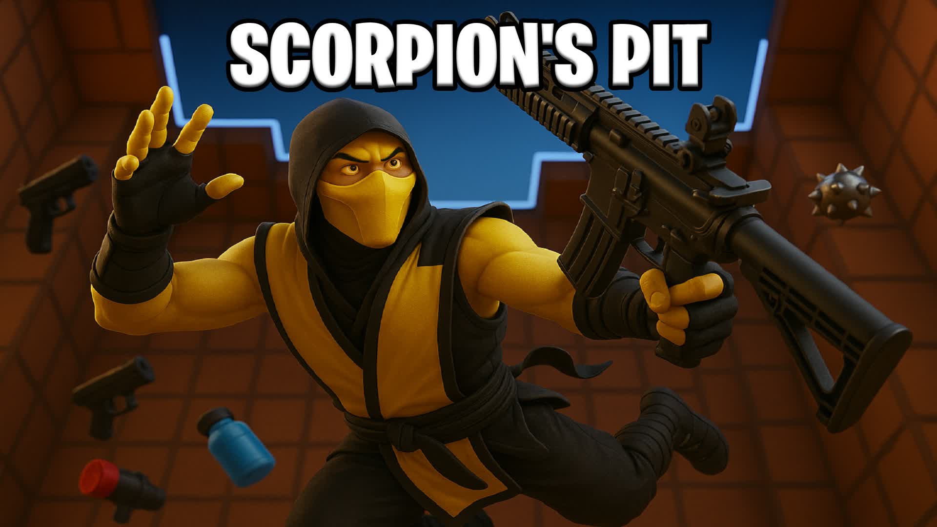 SCORPION THE PIT 2828-3701-9074 by redvsblue-sky - Fortnite Creative ...