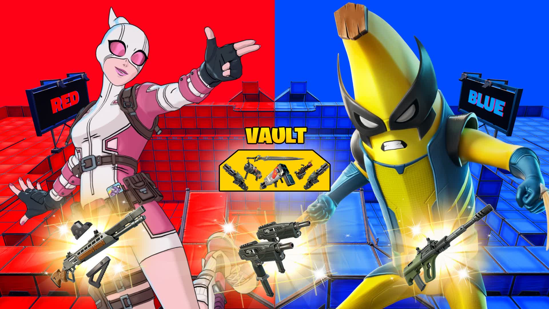 ELITE RED VS BLUE HERO 🔴🔵 9269-2332-1461 by rockygift2 - Fortnite ...