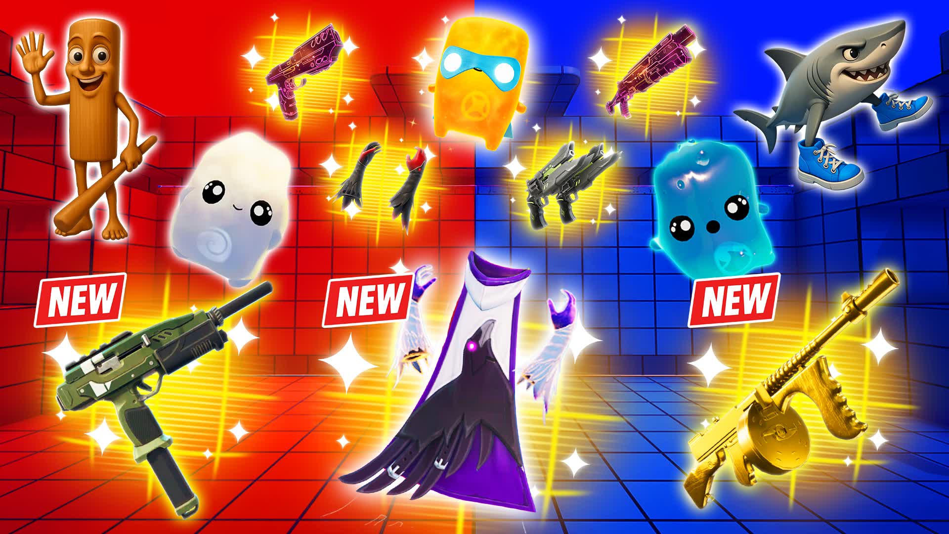 TMNT WATER VS AIR RED VS BLUE🔴🔵 7290-9055-2183 by skyfish - Fortnite ...