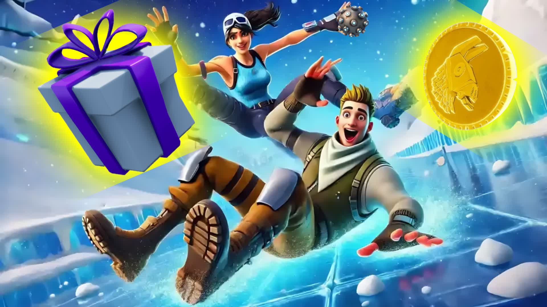 The Slippery Snow Fight 🧊| MADE FOR FUN 7820-7858-1407 by yub - Fortnite Creative Map Code ...