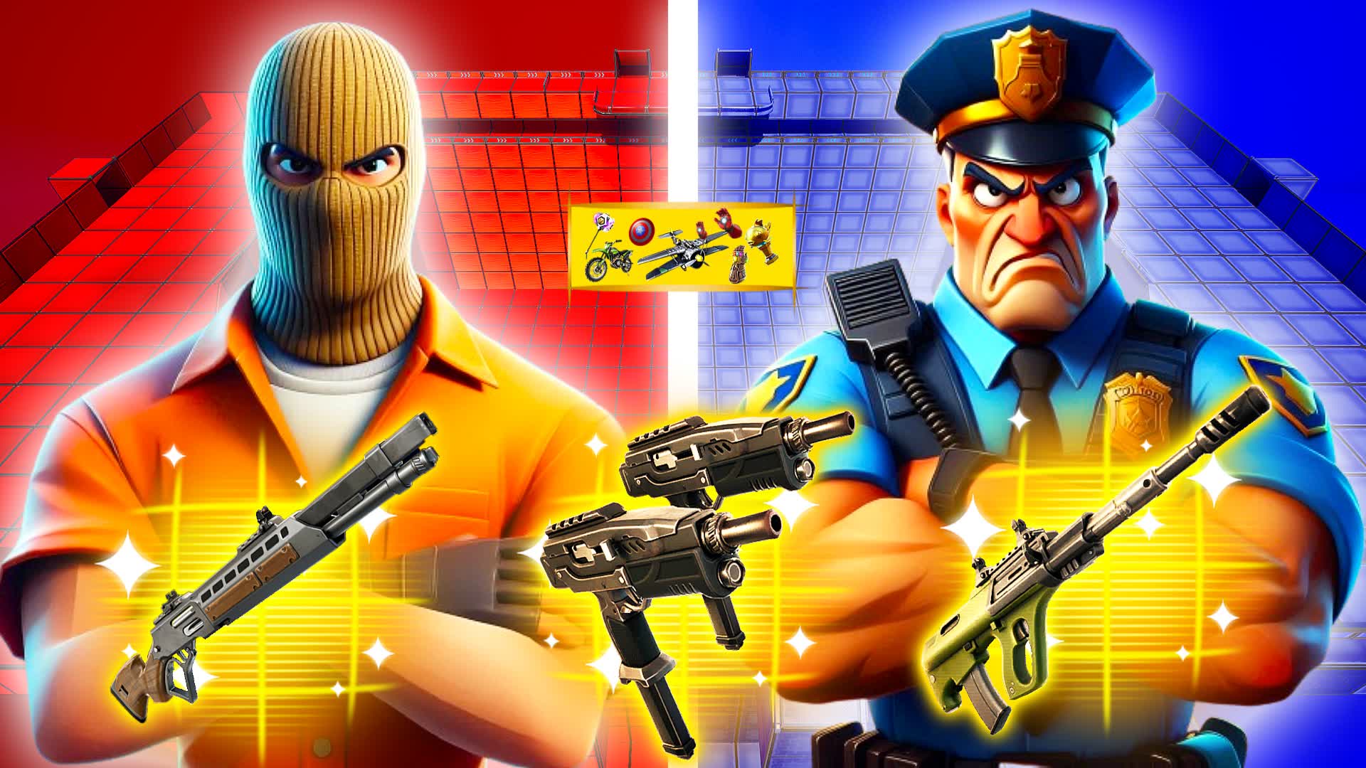 👮COPS VS PRISONERS🔗 6175-3865-0867 by shimb - Fortnite Creative Map ...