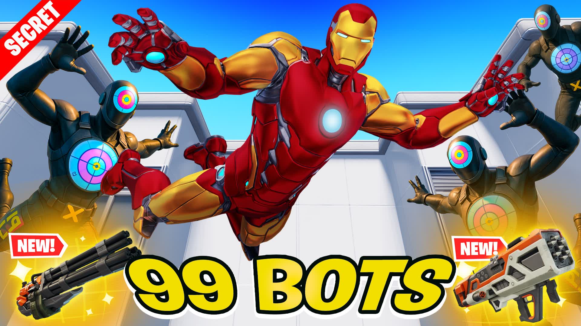 🦸 99 BOTS in STARK INDUSTRIES 2700-8703-7518 by mign - Fortnite ...
