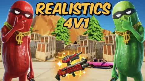 REALISTICS 4v1 8762-1077-6629 by crboy - Fortnite Creative Map Code ...