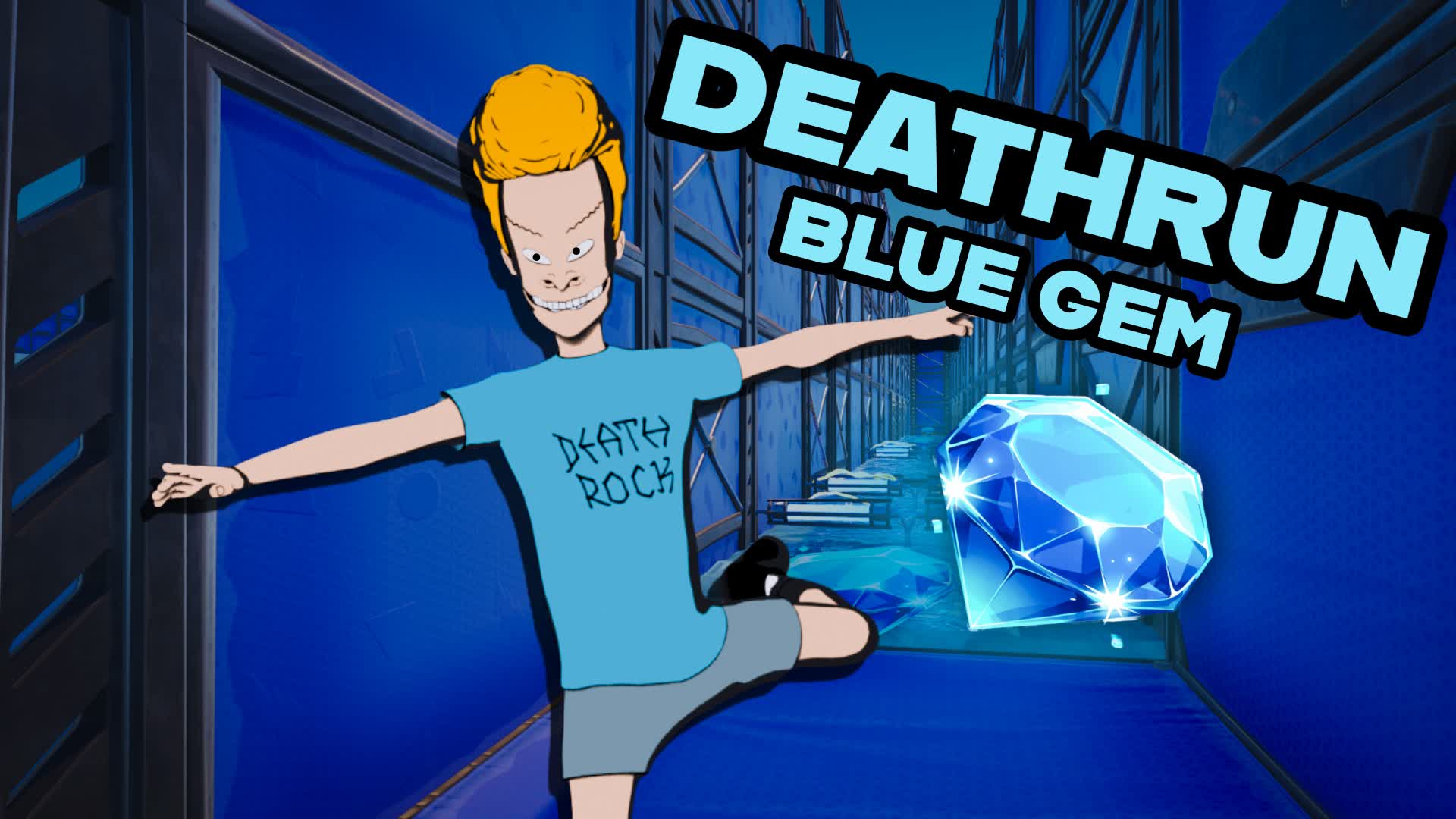 💎DEATHRUN - BLUE GEM💎 6142-8540-8989 by miihii - Fortnite Creative Map ...