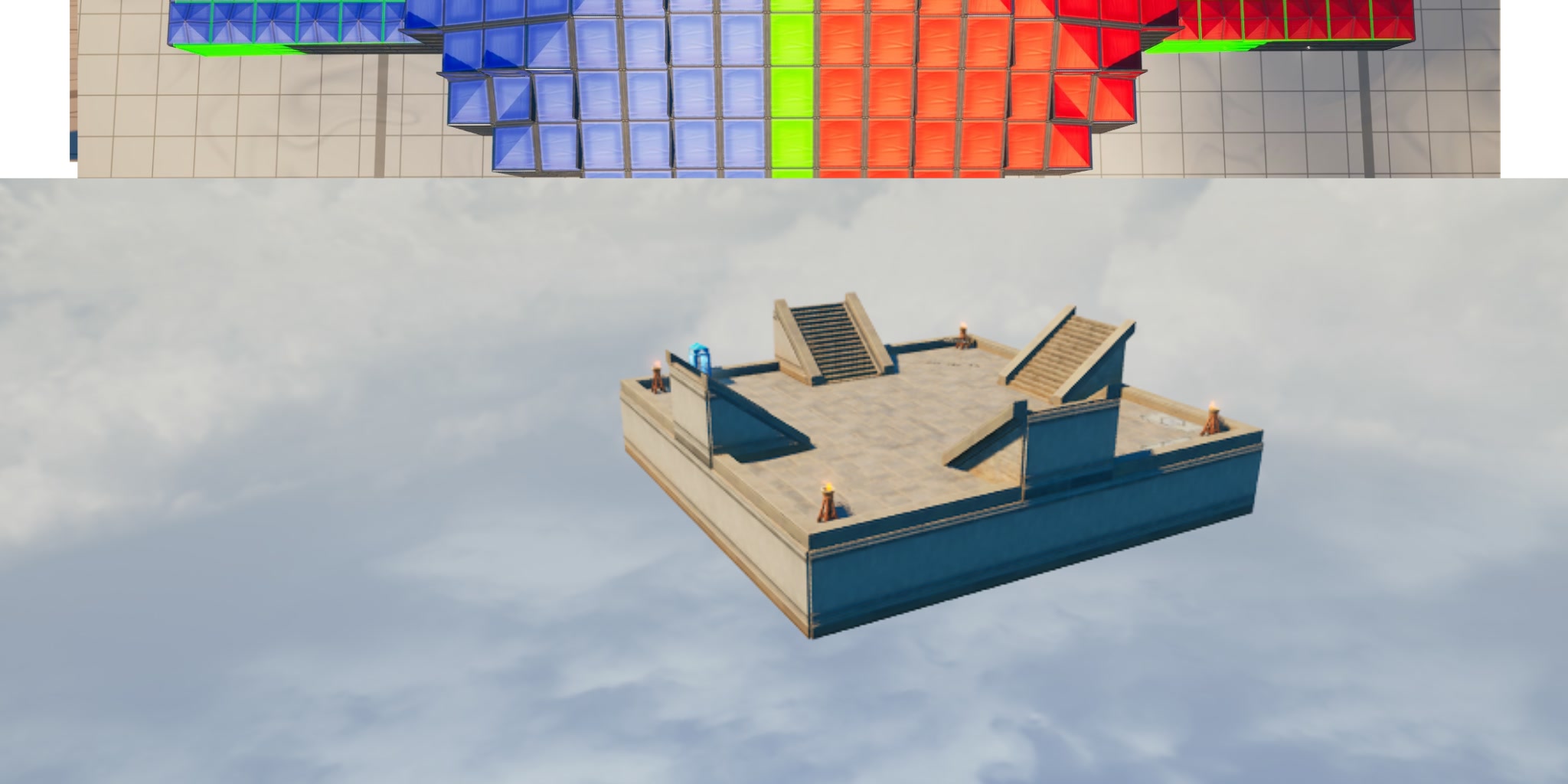 PERFORMANCE FREEBUILD (1-4 Players) 2049-3510-8965 by jkc - Fortnite Creative Map Code - Fortnite.GG