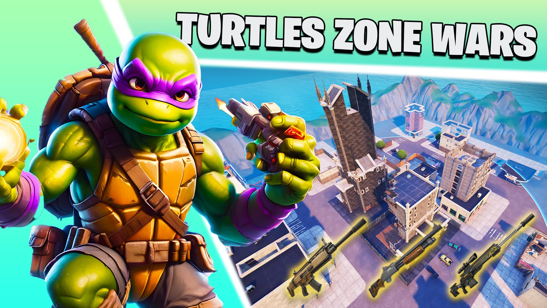 🐢 TURTLES TILTED ZONE WARS 🌪️ - FFA 6694-5178-8281 by savenkodan ...