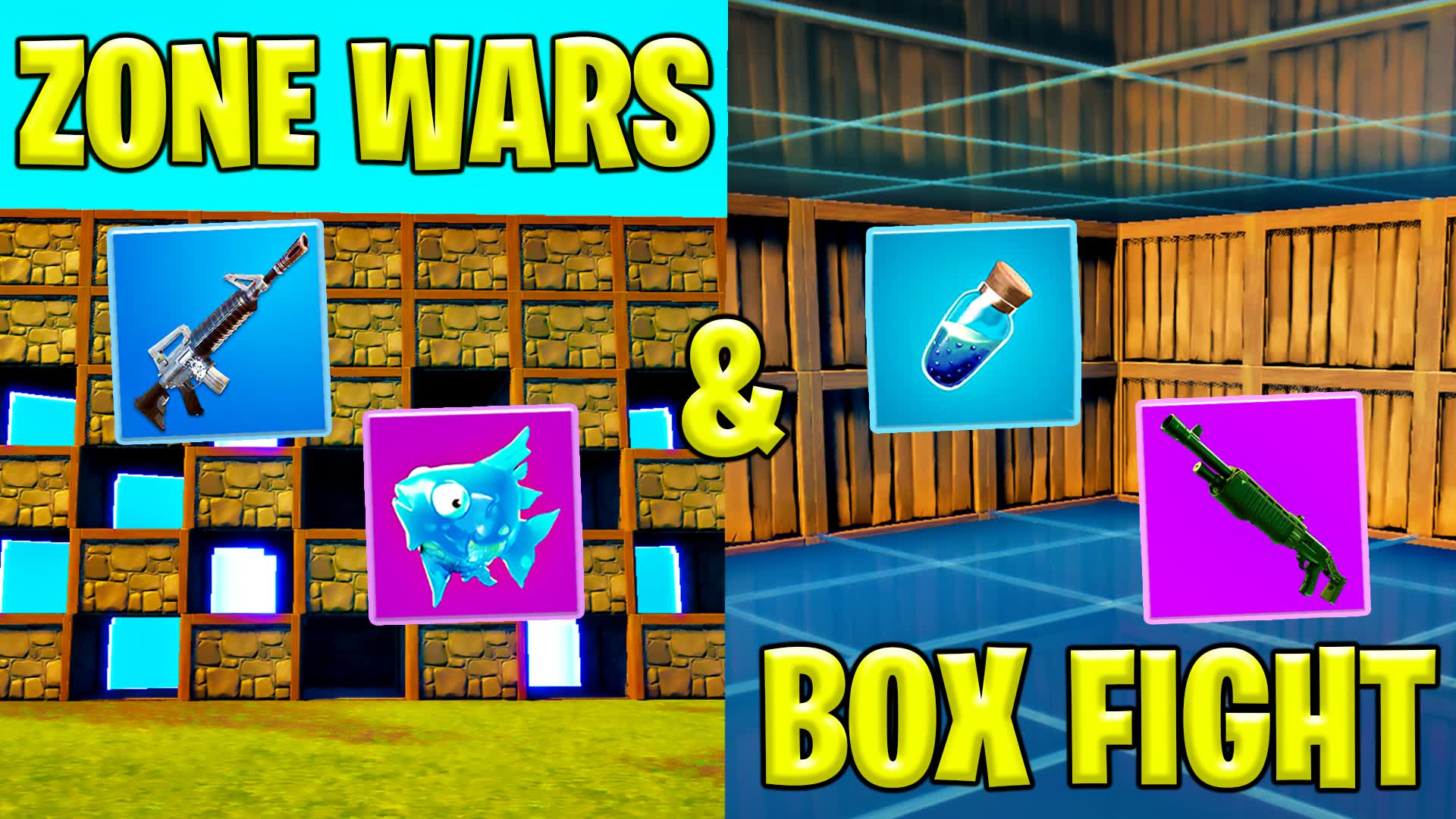 Zone Wars & Box fights 2513-5658-6439 by evgyt - Fortnite Creative Map ...