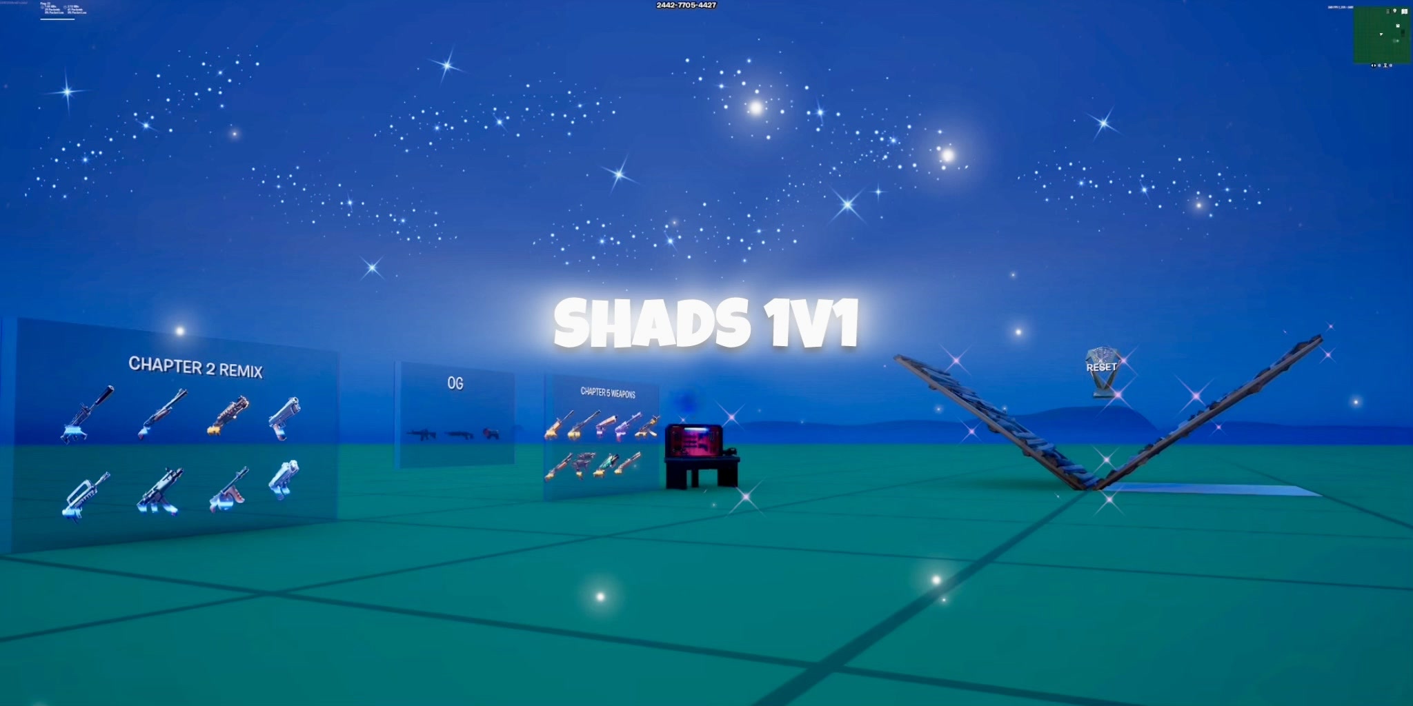 SHADS V2 1V1 MAP (200 PUMP) 2442-7705-4427 by telx - Fortnite Creative ...