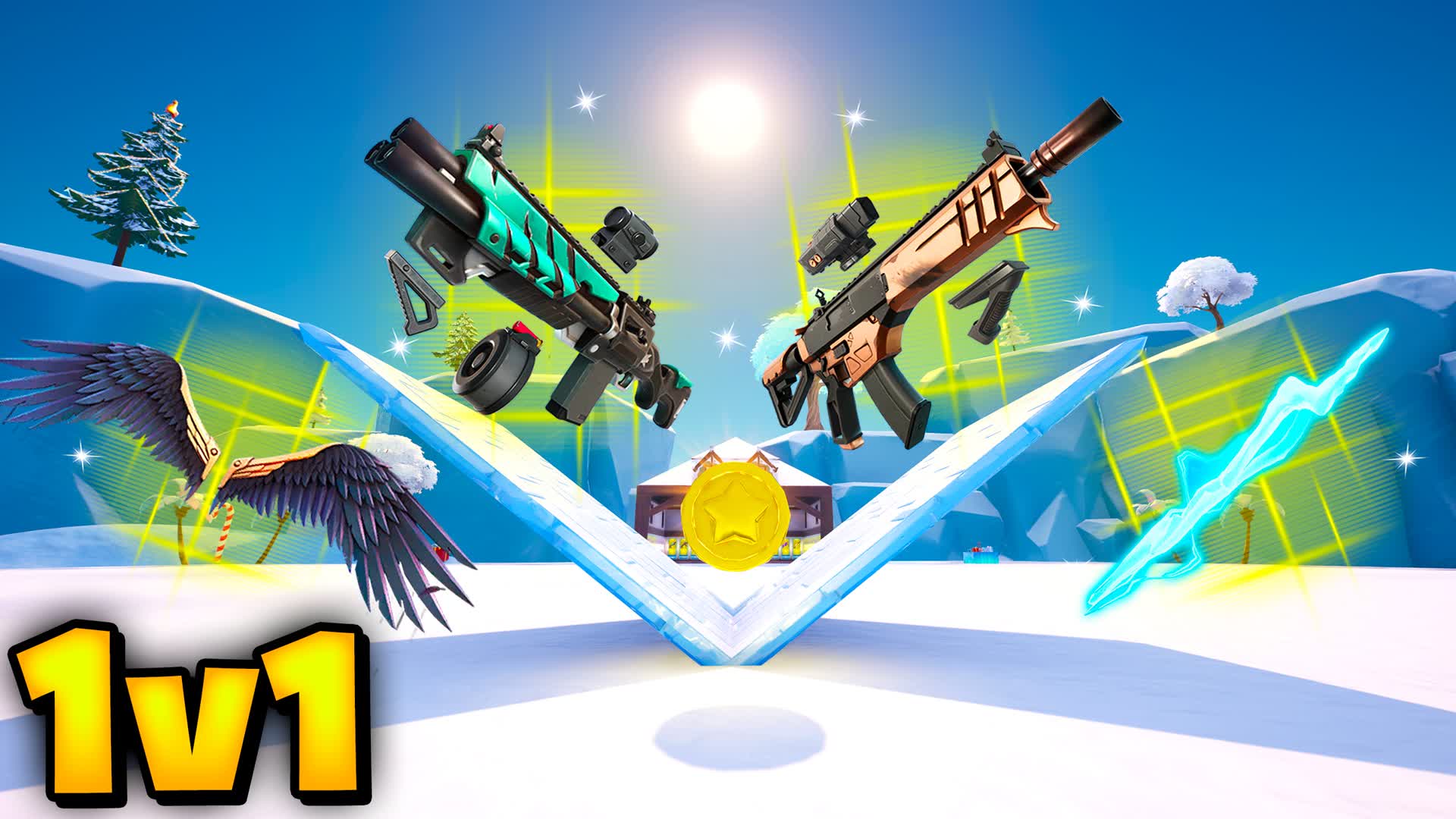WINTER 1V1 BUILD FIGHTS MAP ️ 9157-5251-7852 by samy - Fortnite ...