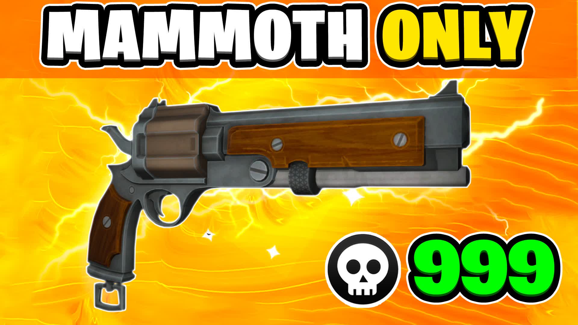 MAMMOTH PISTOL ONLY 🔫 ONE SHOT 7994-1751-6832 by chelofn - Fortnite ...