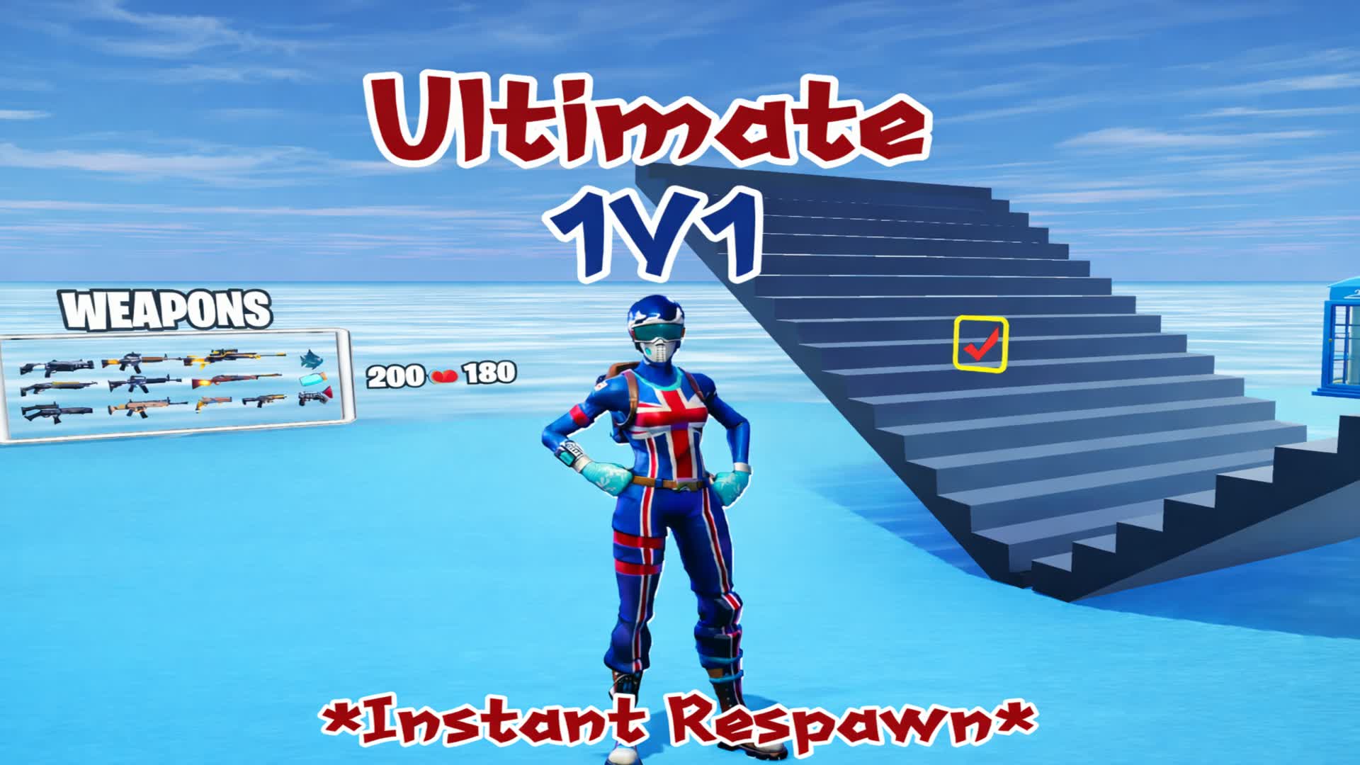 [Leo47] Ultimate 1v1 Map 1613-1116-0824 by leo47 - Fortnite