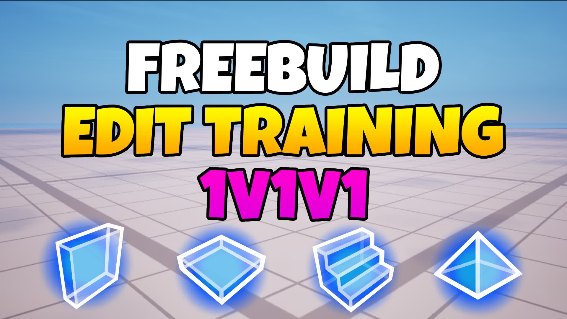 FREEBUILD EDIT TRAINING MAP📝 1547-7807-0143 by 777vega - Fortnite