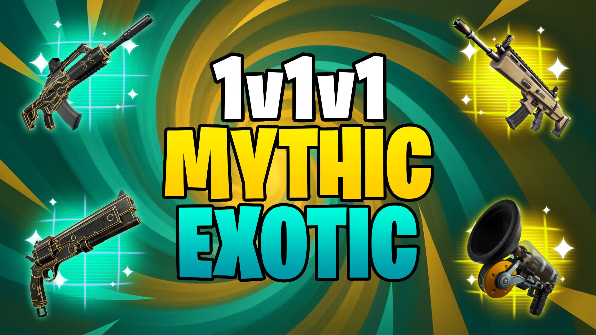 1v1v1 Mythic & Exotic Realistics FFA PvP 5152-0929-5345 by sled - Fortnite