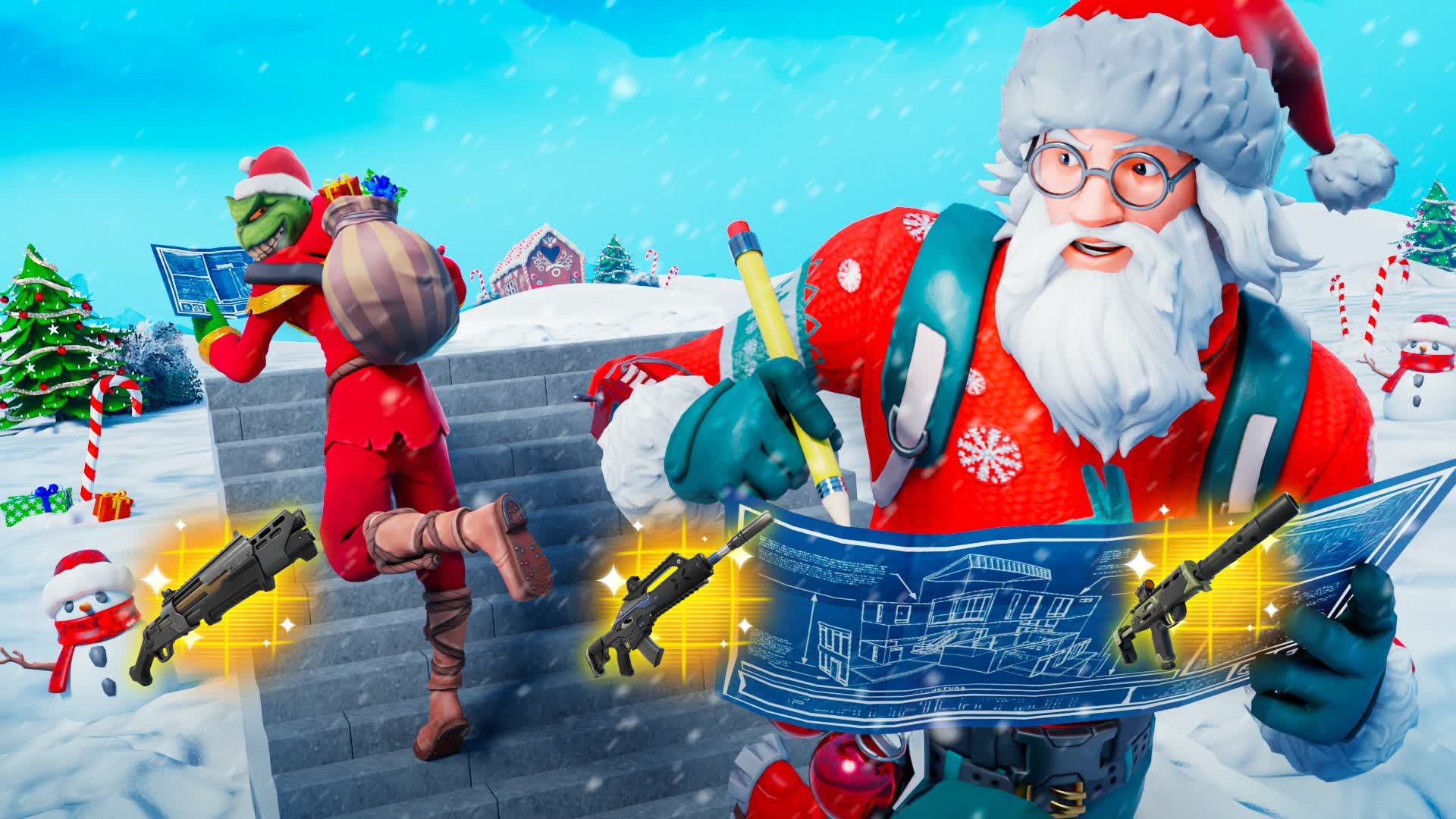 Christmas 1v1 9100-8602-2293 by tasnad - Fortnite Creative Map Code ...