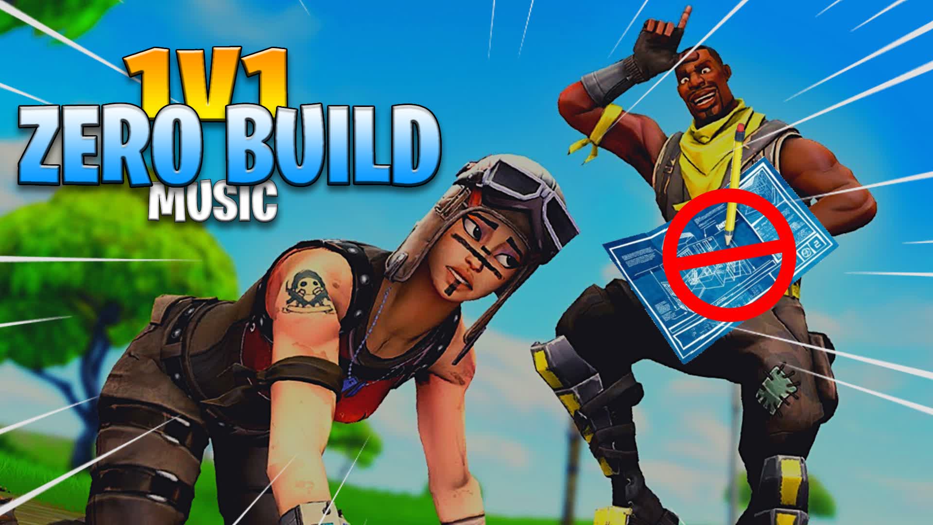 1V1 ZERO BUILD! [KESHI] 2168-9609-1988 by keshi001 - Fortnite Creative Map Code - Fortnite.GG