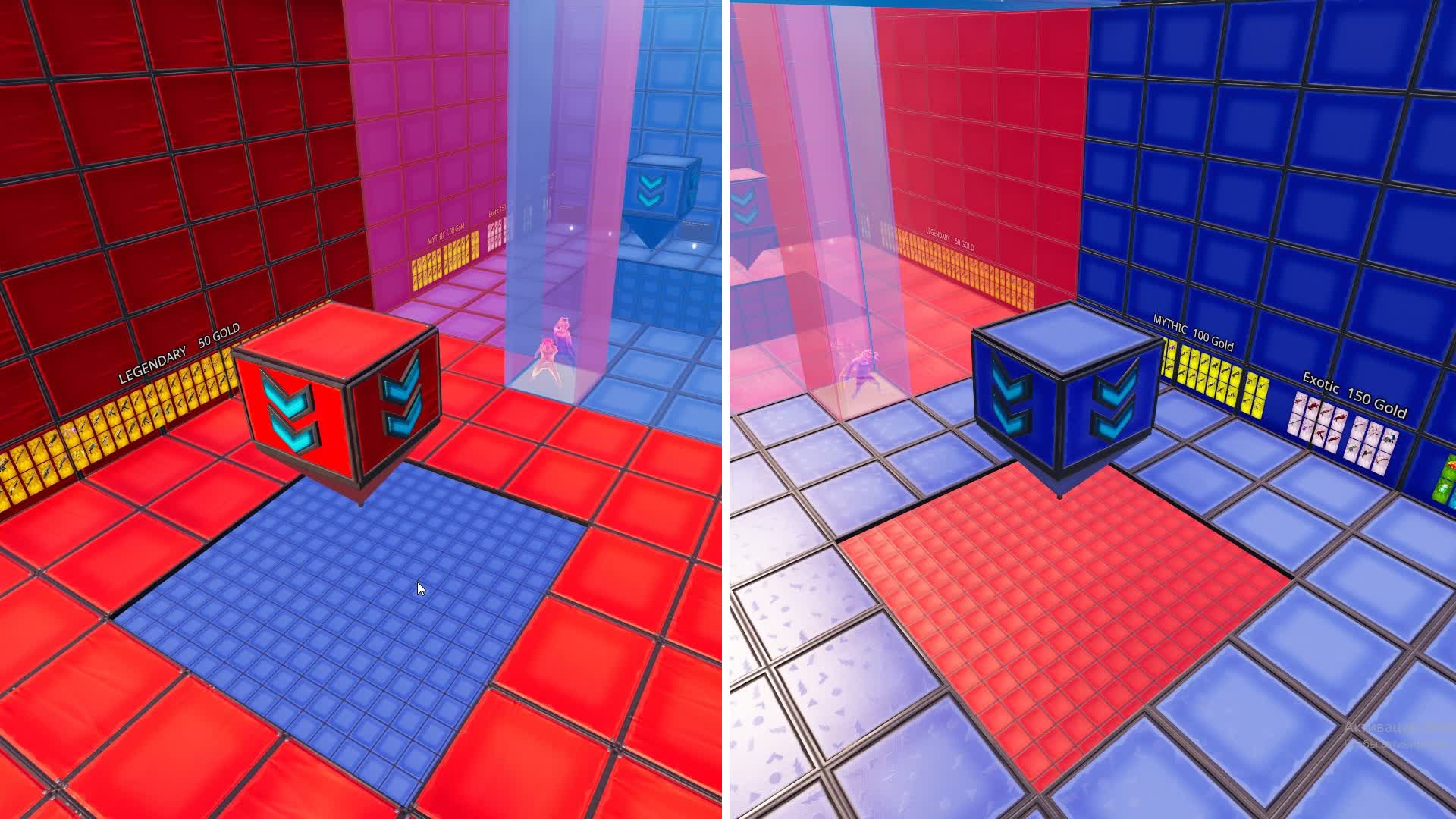 DOUBLE PIT - RED vs BLUE 8784-3145-2694 by naruriko - Fortnite Creative Map Code - Fortnite.GG