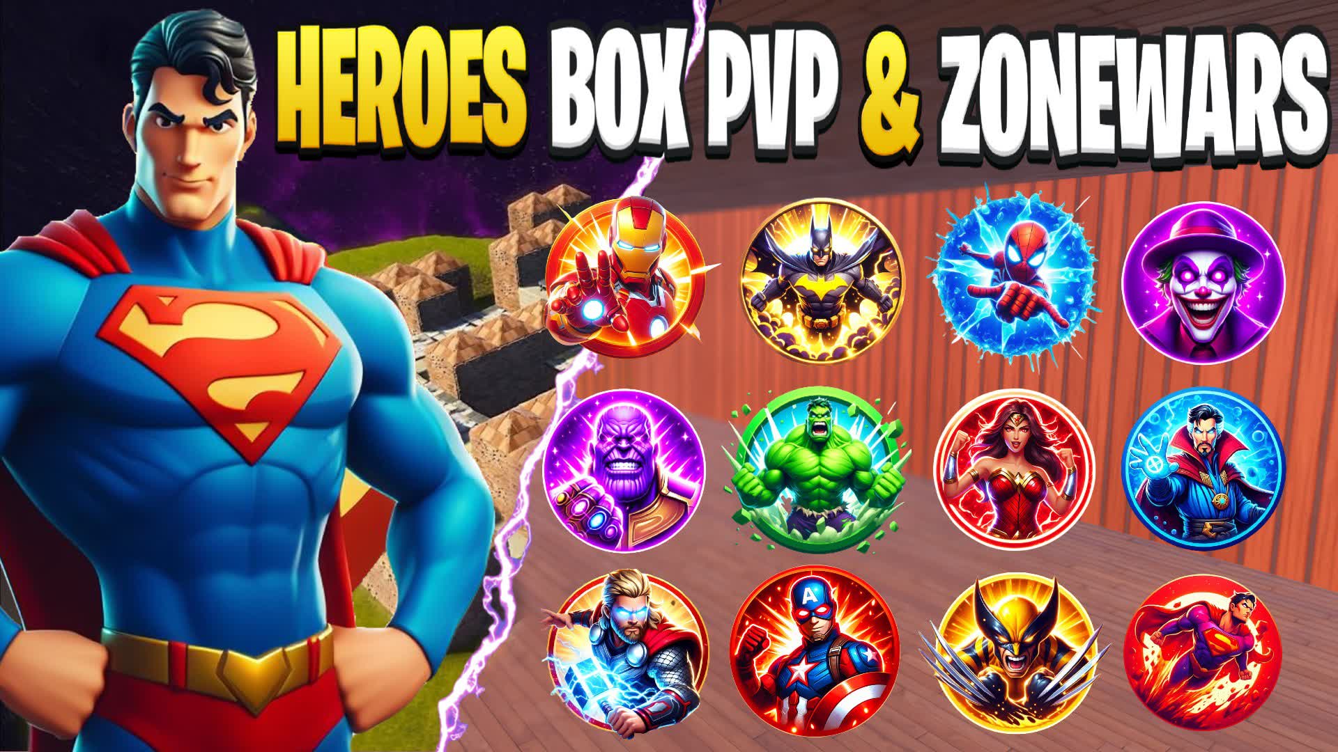 🦸SUPER BOX PVP📦 0673-9976-6215 by mapman - Fortnite Creative Map Code ...