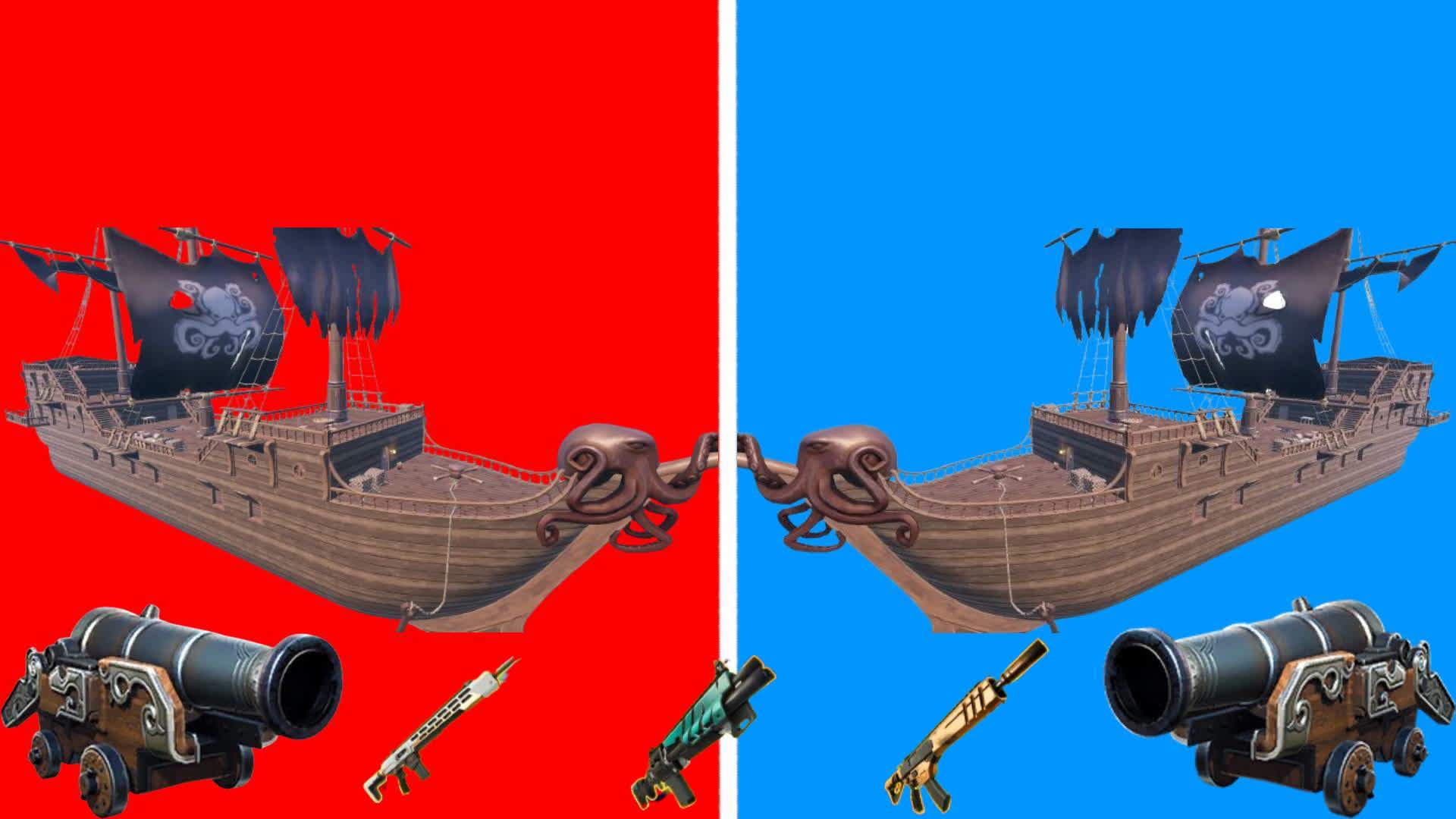 PIRATE RED VS BLUE 🔴🔵 5498-3993-2670 by solome - Fortnite Creative Map ...