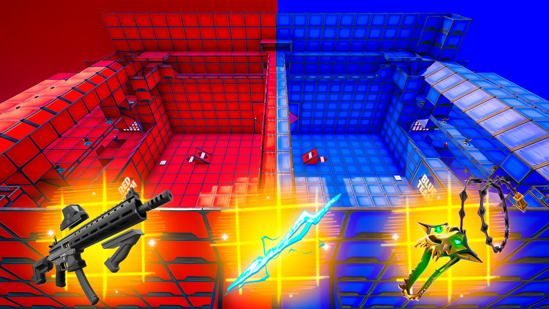 HYPE RED VS BLUE🔴🔵 7863-6702-8977 by plumistry - Fortnite Creative Map ...