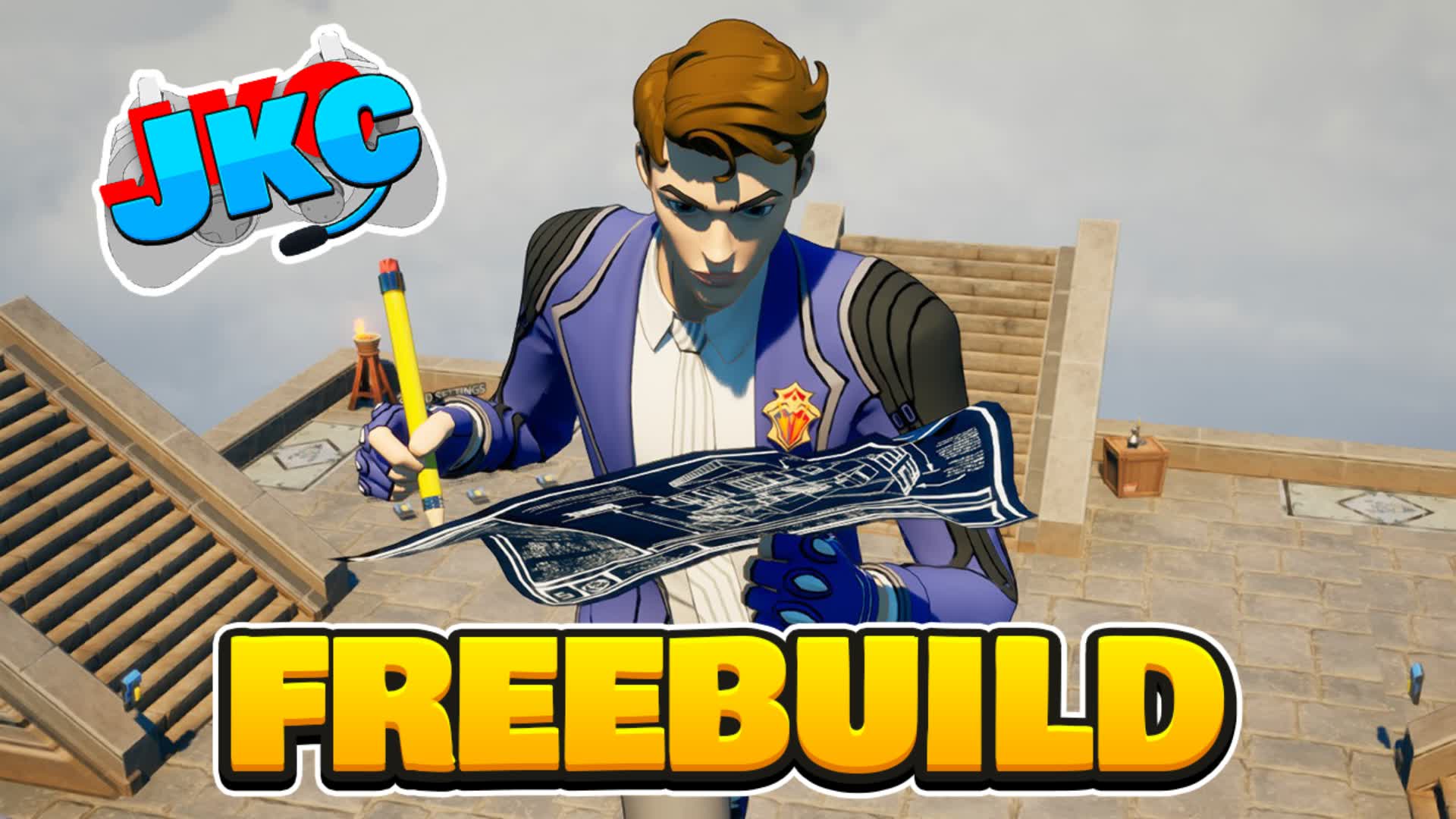 JKC FREEBUILD MAP (1-4 Players) 2049-3510-8965 by jkc - Fortnite Creative Map Code - Fortnite.GG